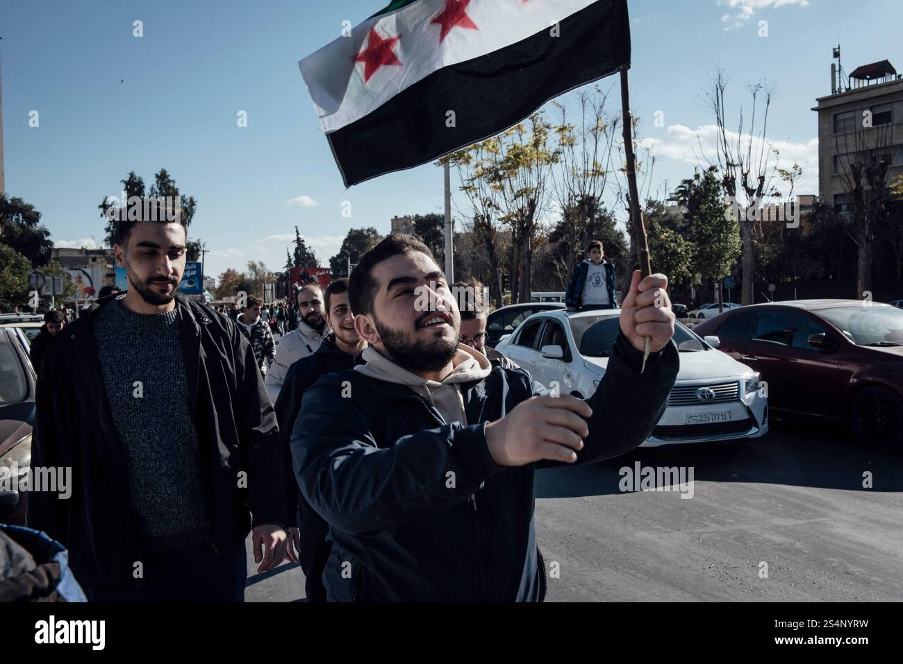 Damascus, Syria. 13th Dec, 2024. Adrien Vautier/Le Pictorium - Syrians ...