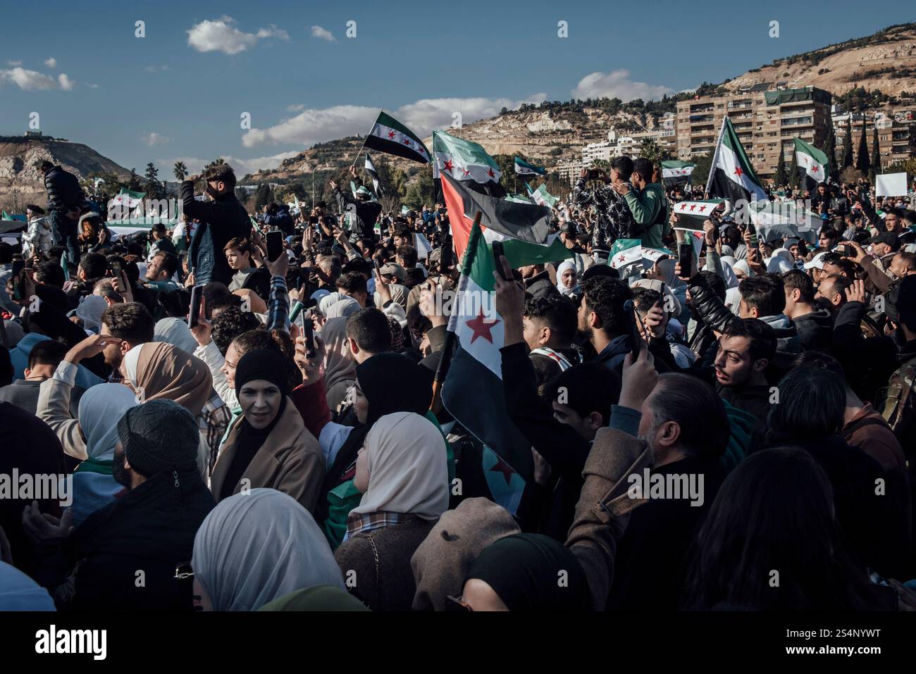 Damascus, Syria. 13th Dec, 2024. Adrien Vautier/Le Pictorium - Syrians ...