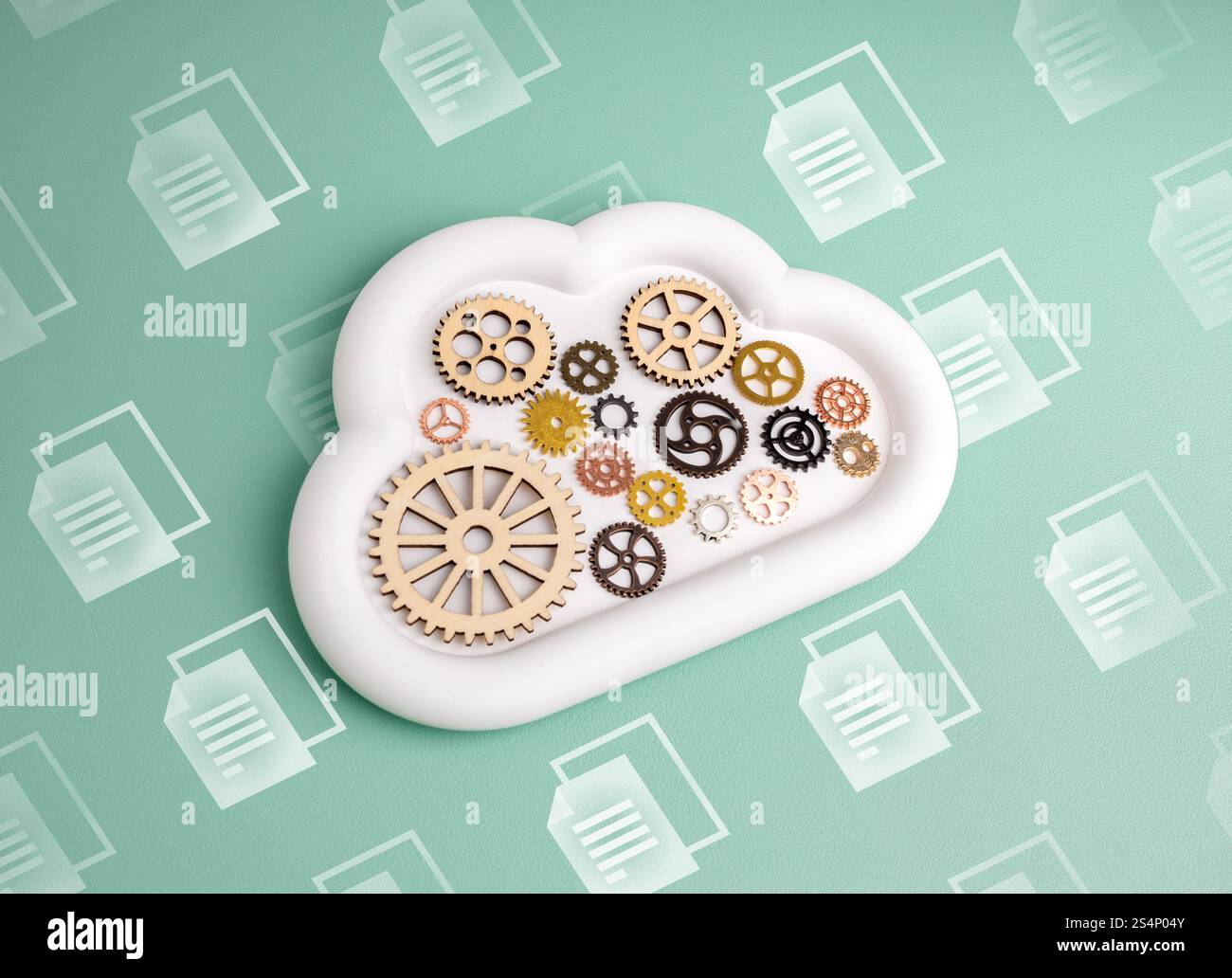 AI cloud computing infrastructure technology management, data system ...