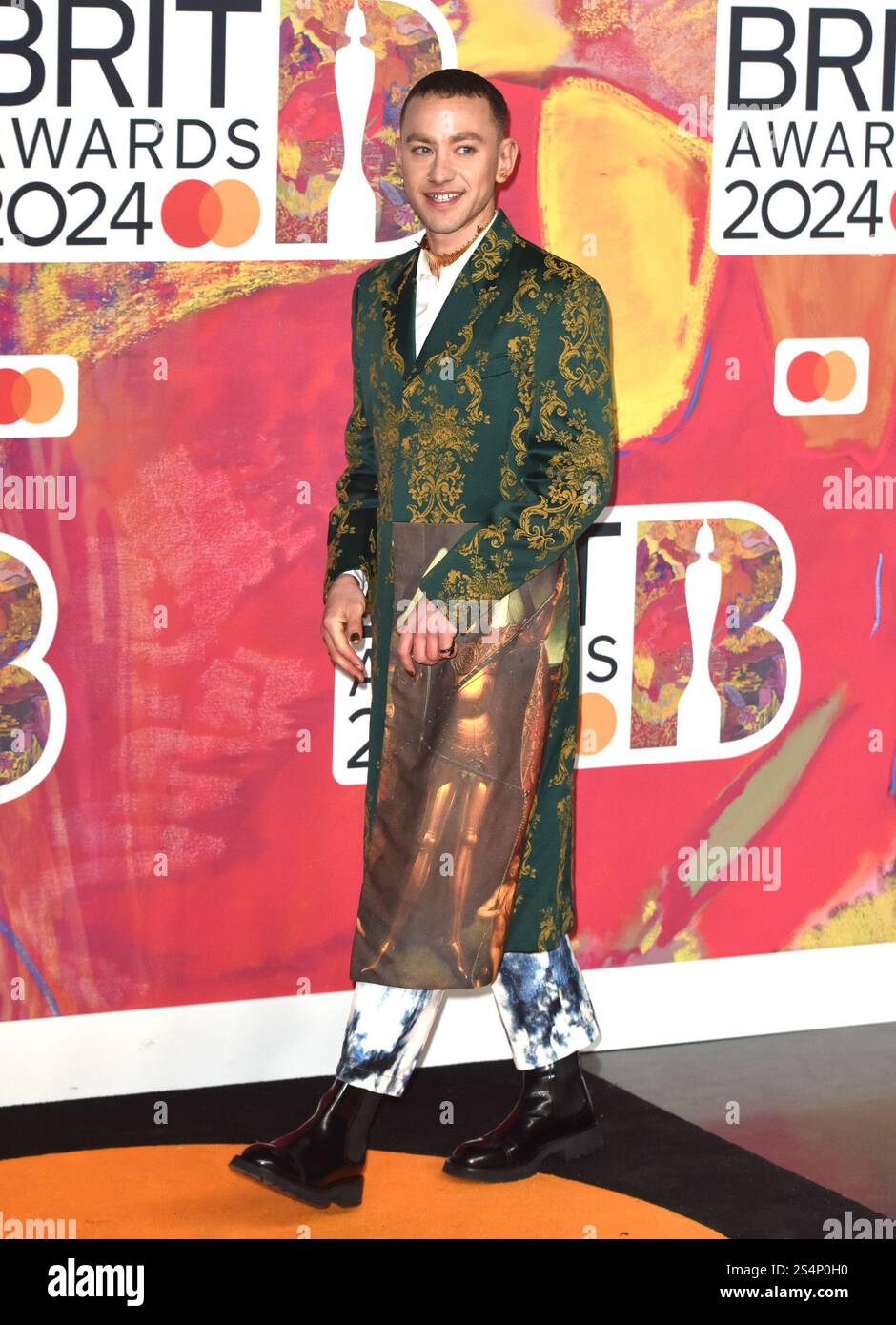 ***EDITORIAL USE ONLY*** Olly Alexander attends The BRIT Awards 2024 at ...