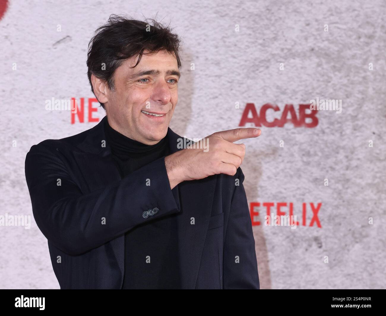 Rome, Italy. 13th Jan, 2025. Rome, Barberini cinema, photocall Netflix ...