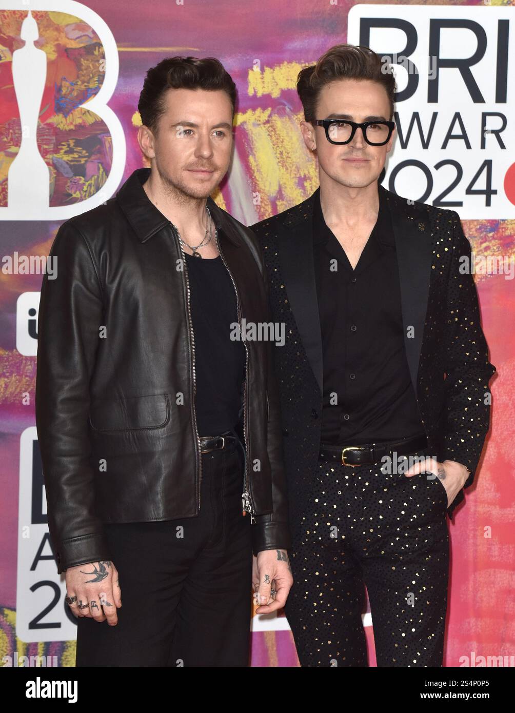 ***EDITORIAL USE ONLY*** Danny Jones and Tom Fletcher of McFly attends ...