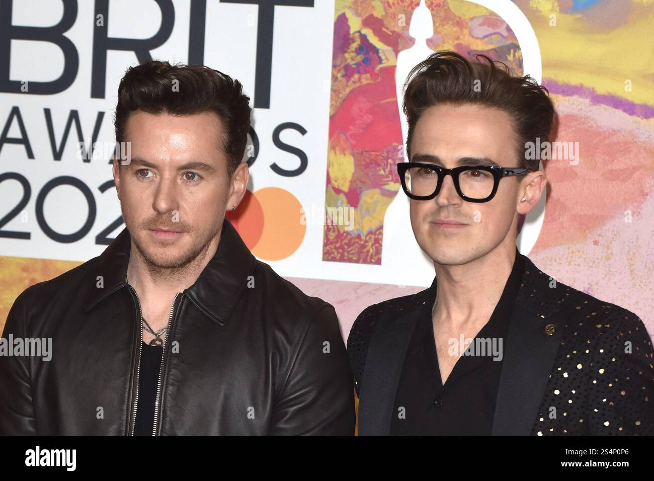 ***EDITORIAL USE ONLY*** Danny Jones and Tom Fletcher of McFly attends ...