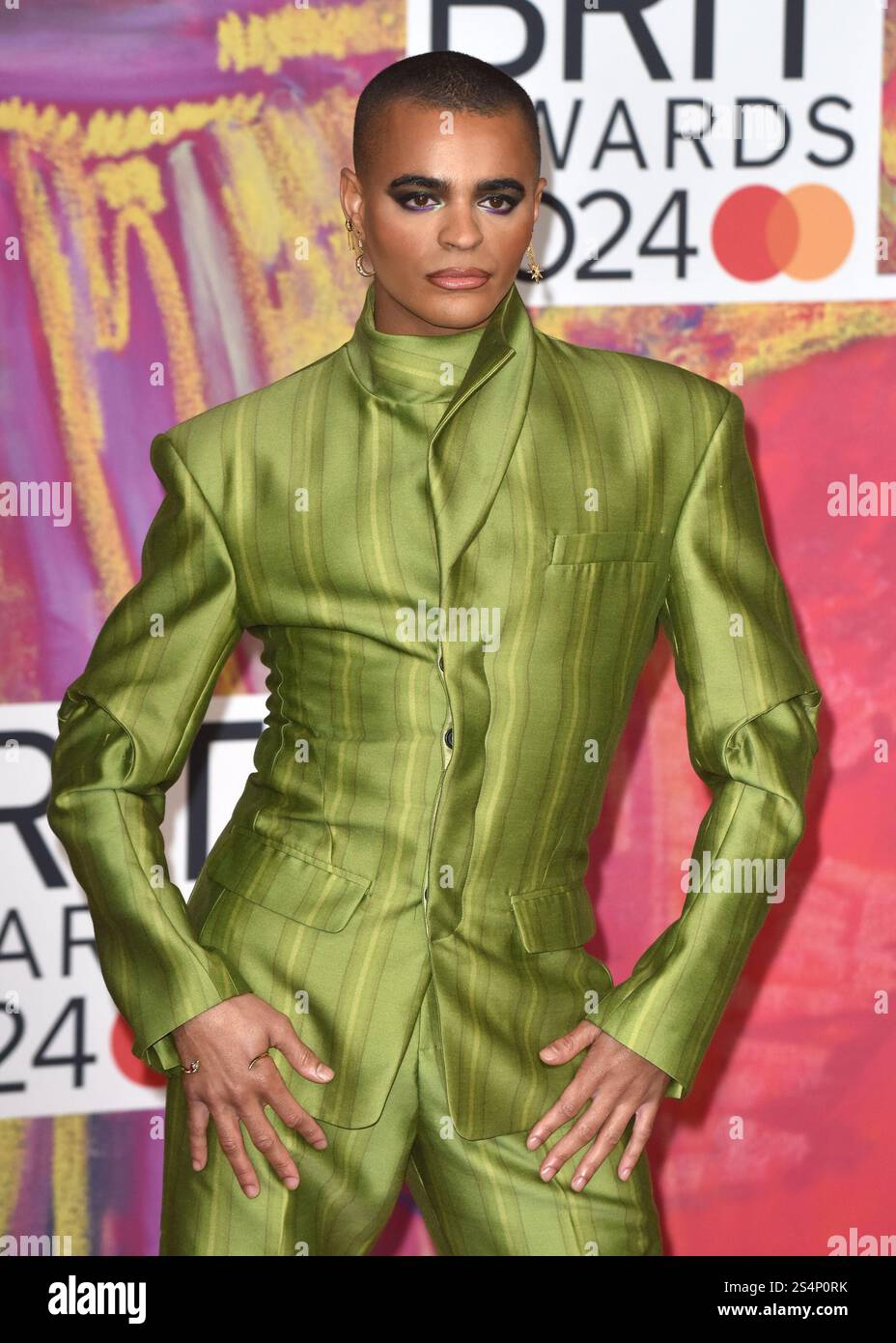 ***EDITORIAL USE ONLY*** Layton Williams attends The BRIT Awards 2024 ...