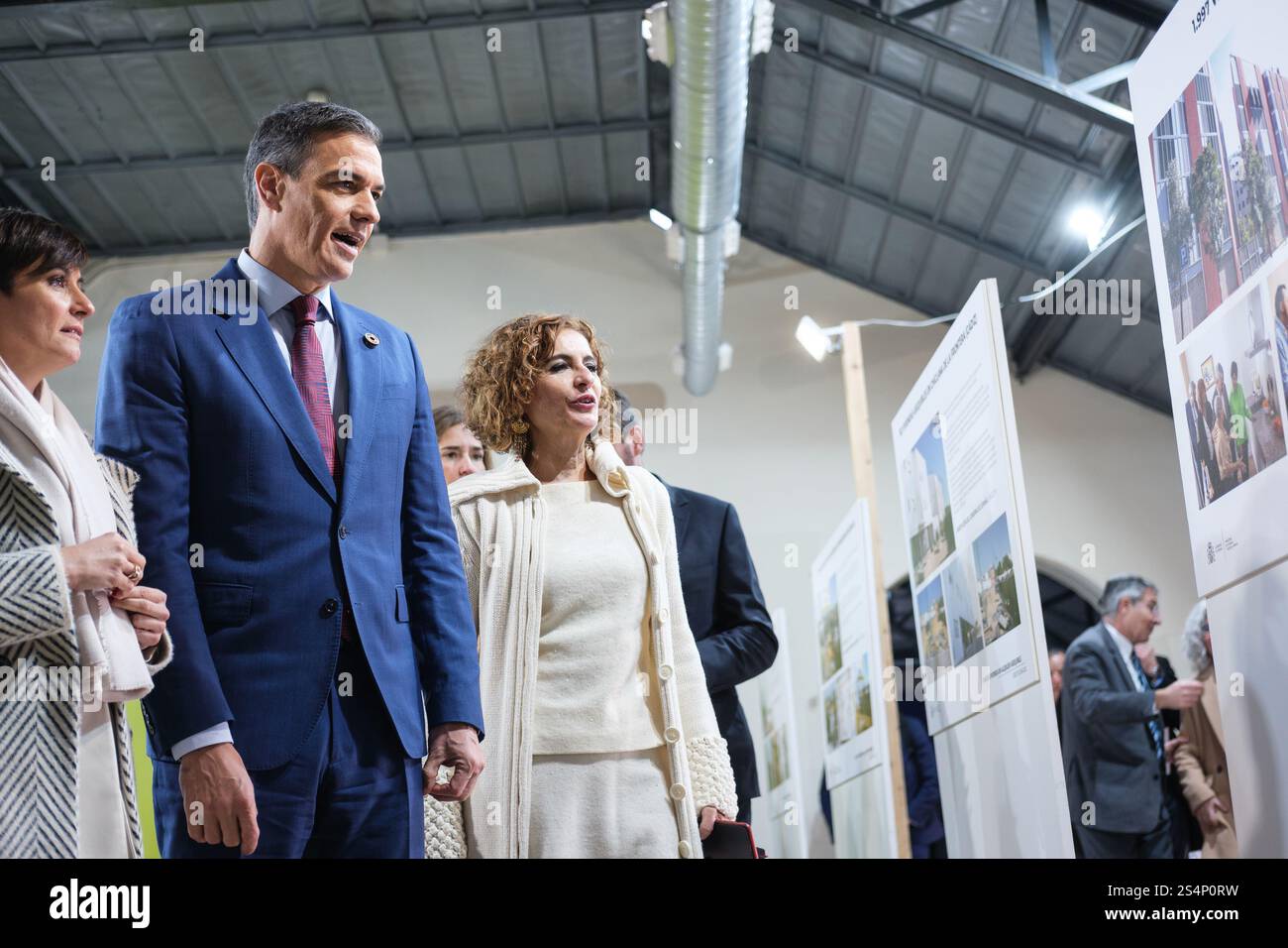The President of the Government, Pedro Sanchez, speaks during the forum ...