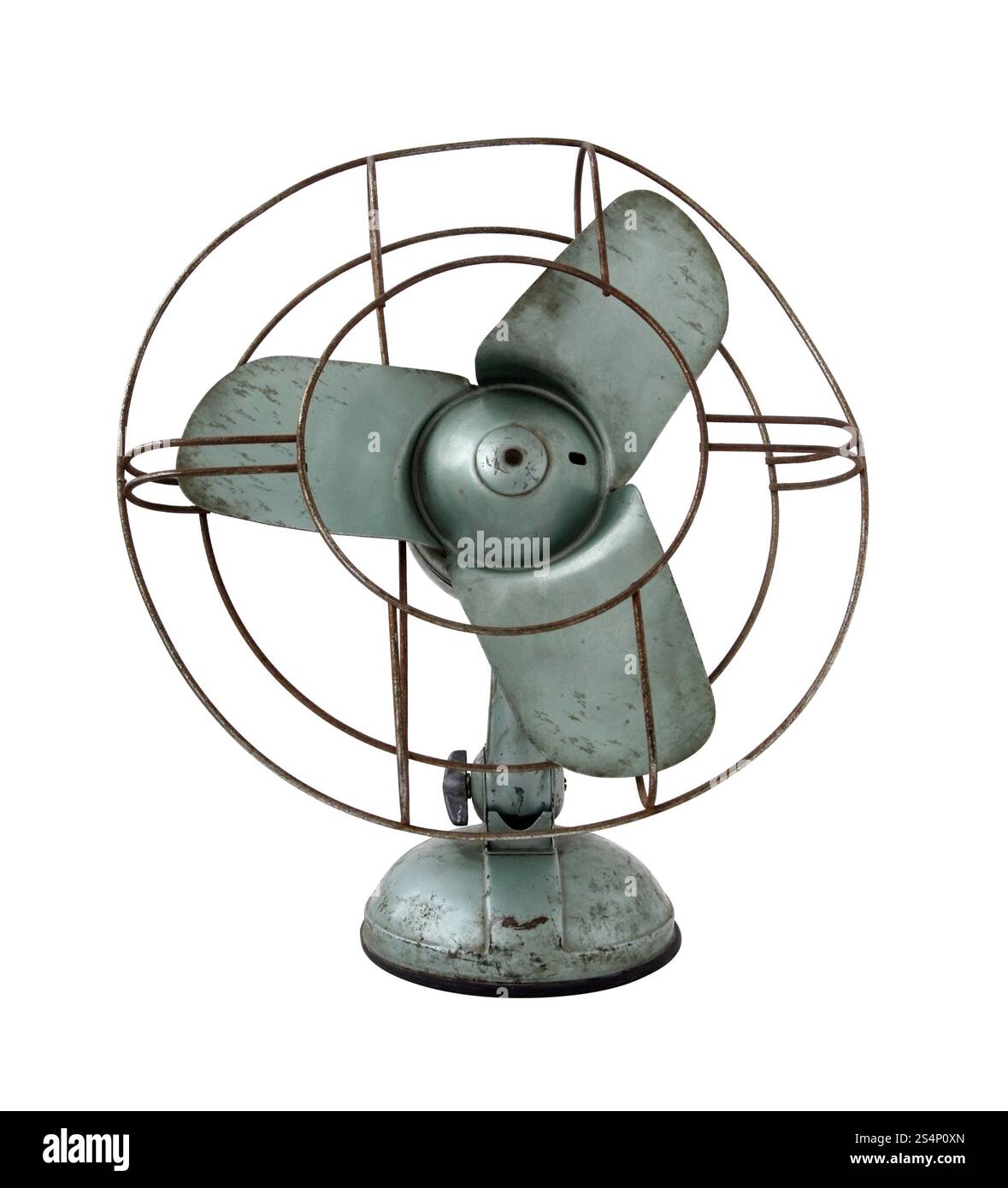 Old rusty electric fan isolated on white background. Electric Fan Stock ...