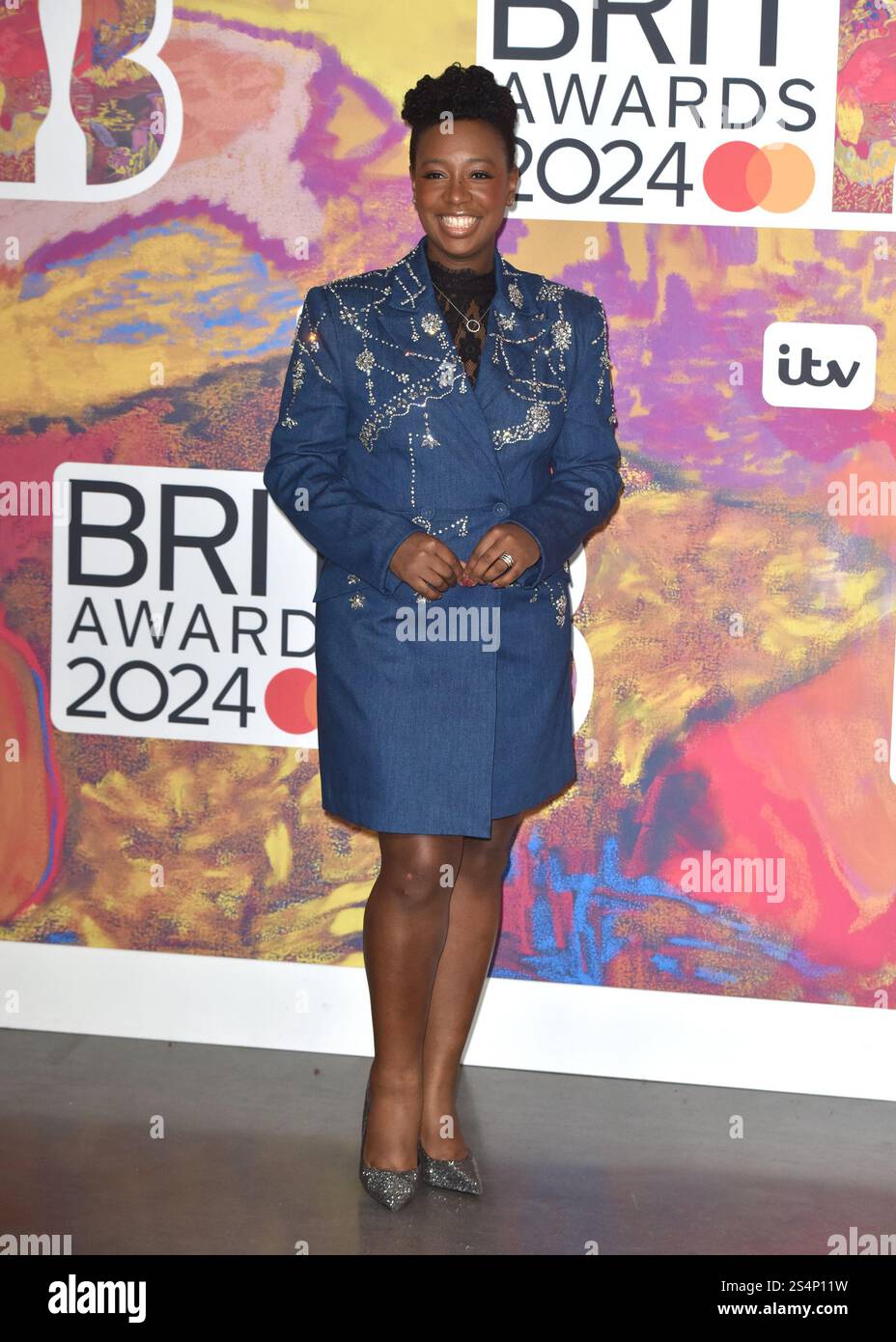 ***EDITORIAL USE ONLY*** YolanDa Brown attends The BRIT Awards 2024 at ...