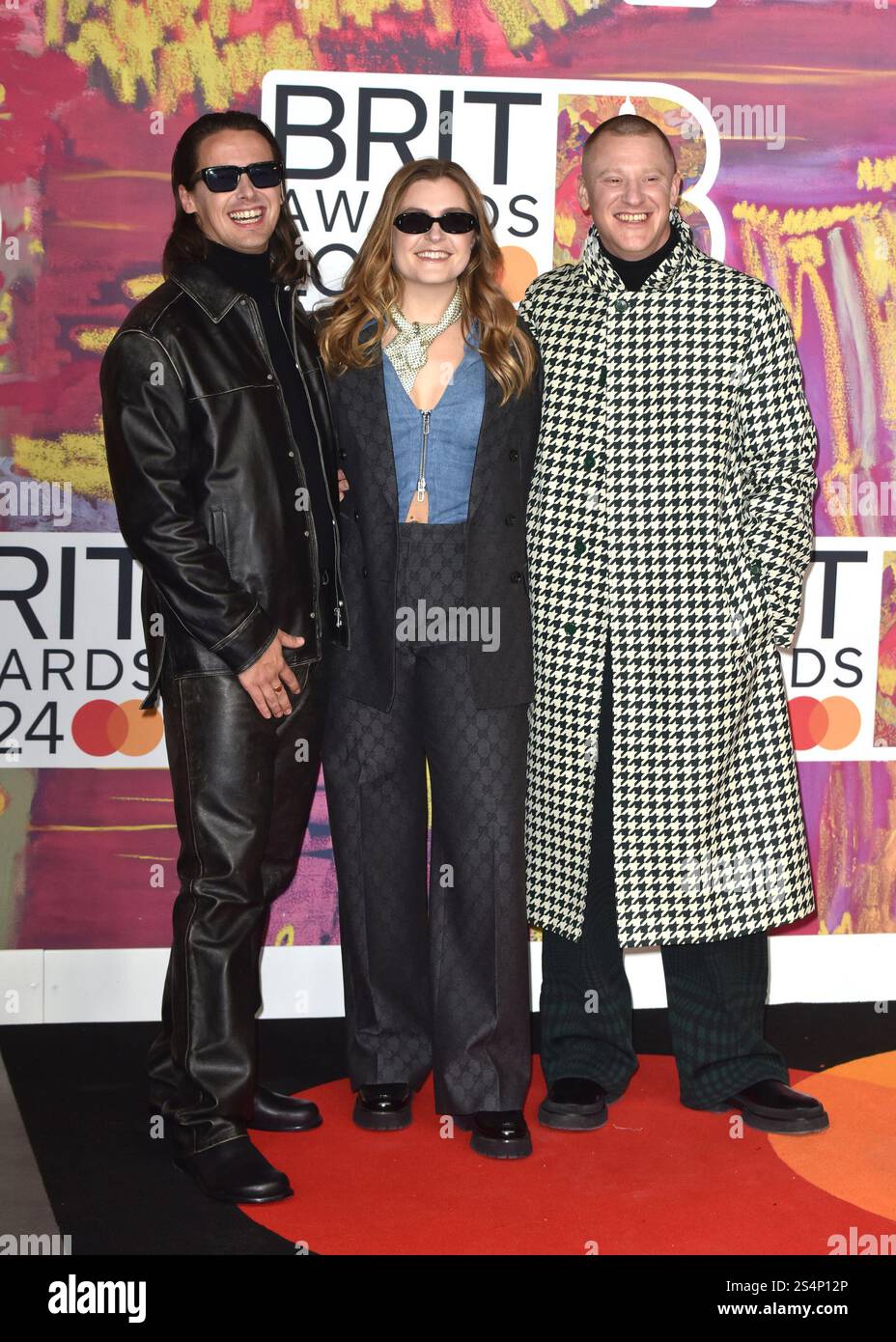 ***EDITORIAL USE ONLY*** Tom McFarland, Lydia Kitto and Josh Lloyd ...