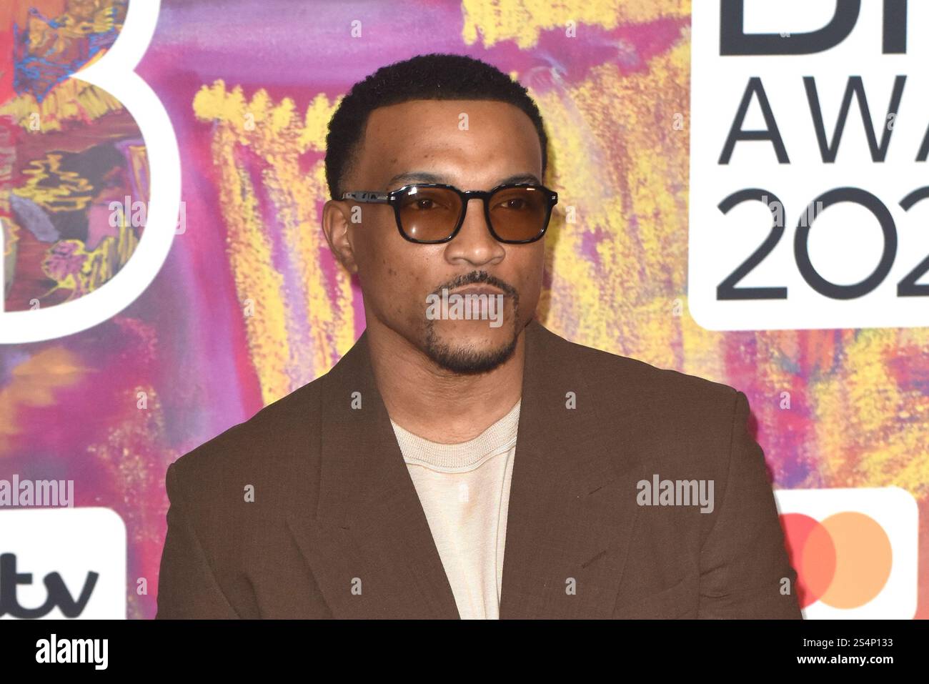 ***EDITORIAL USE ONLY*** Ashley Walters attends The BRIT Awards 2024 at ...