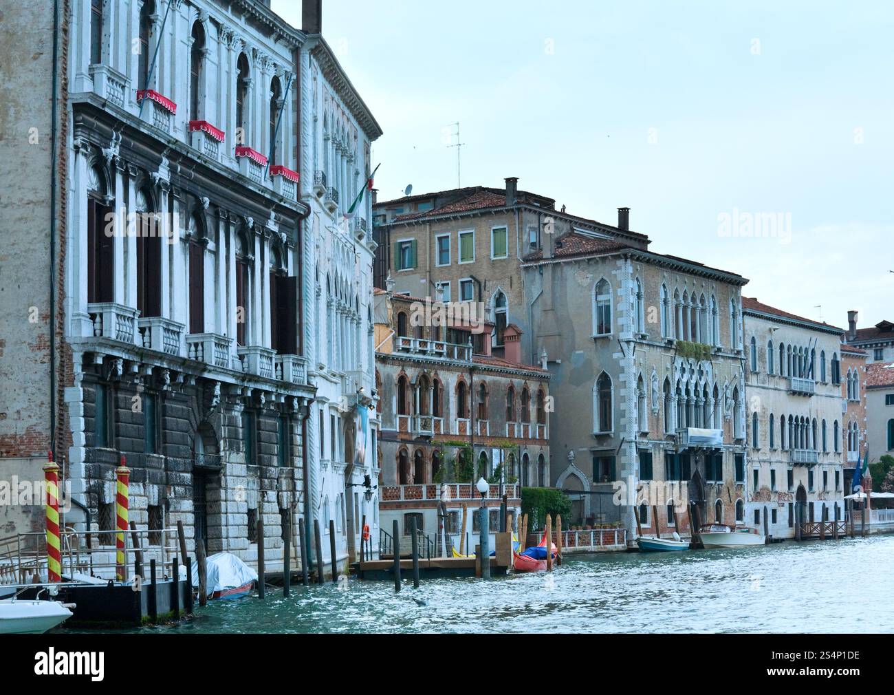 Nice summer venetian Grand canal view, Venice, Italy Stock Photo - Alamy