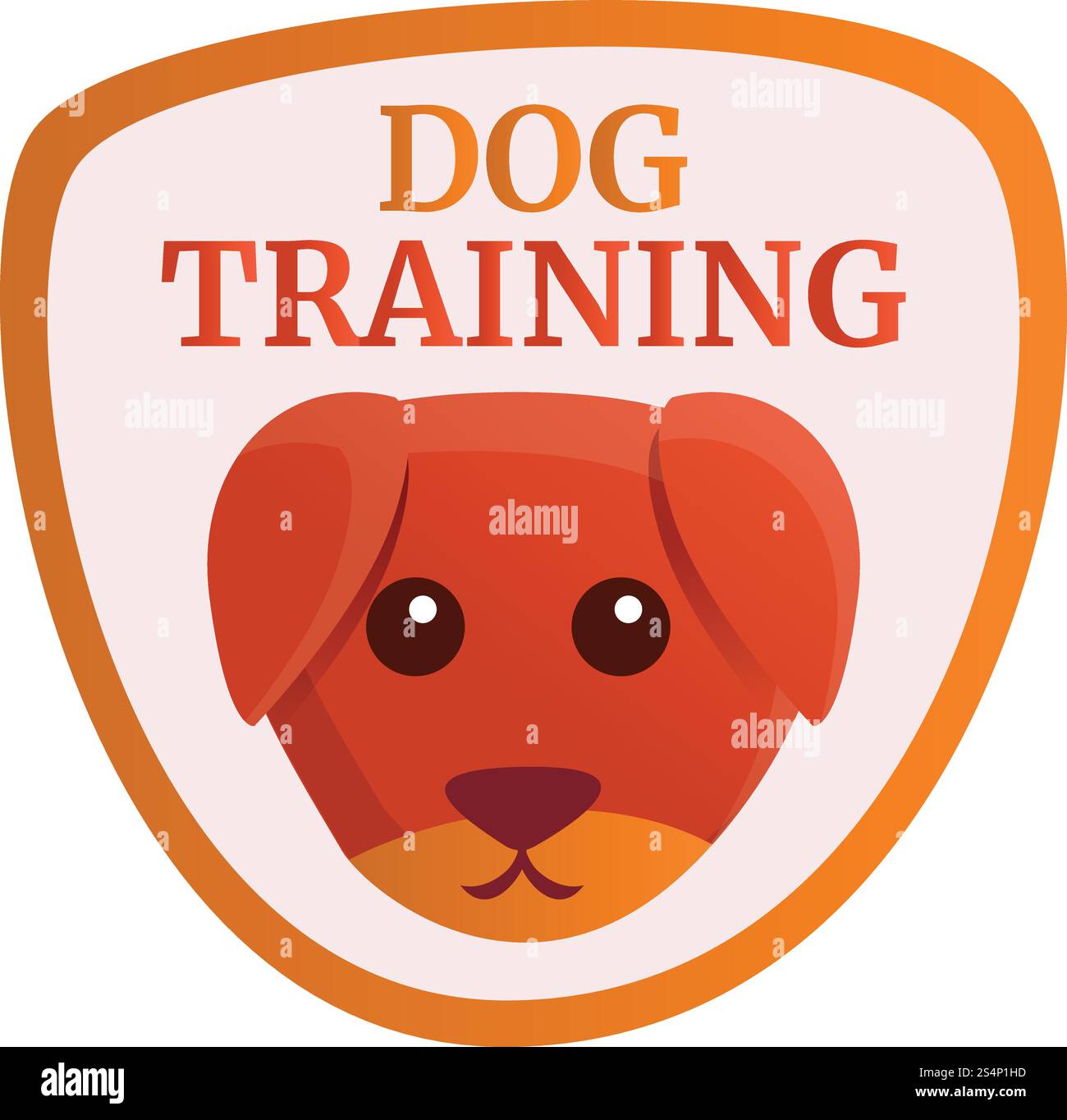 Dog training logo. Cartoon of dog training vector logo for web design ...