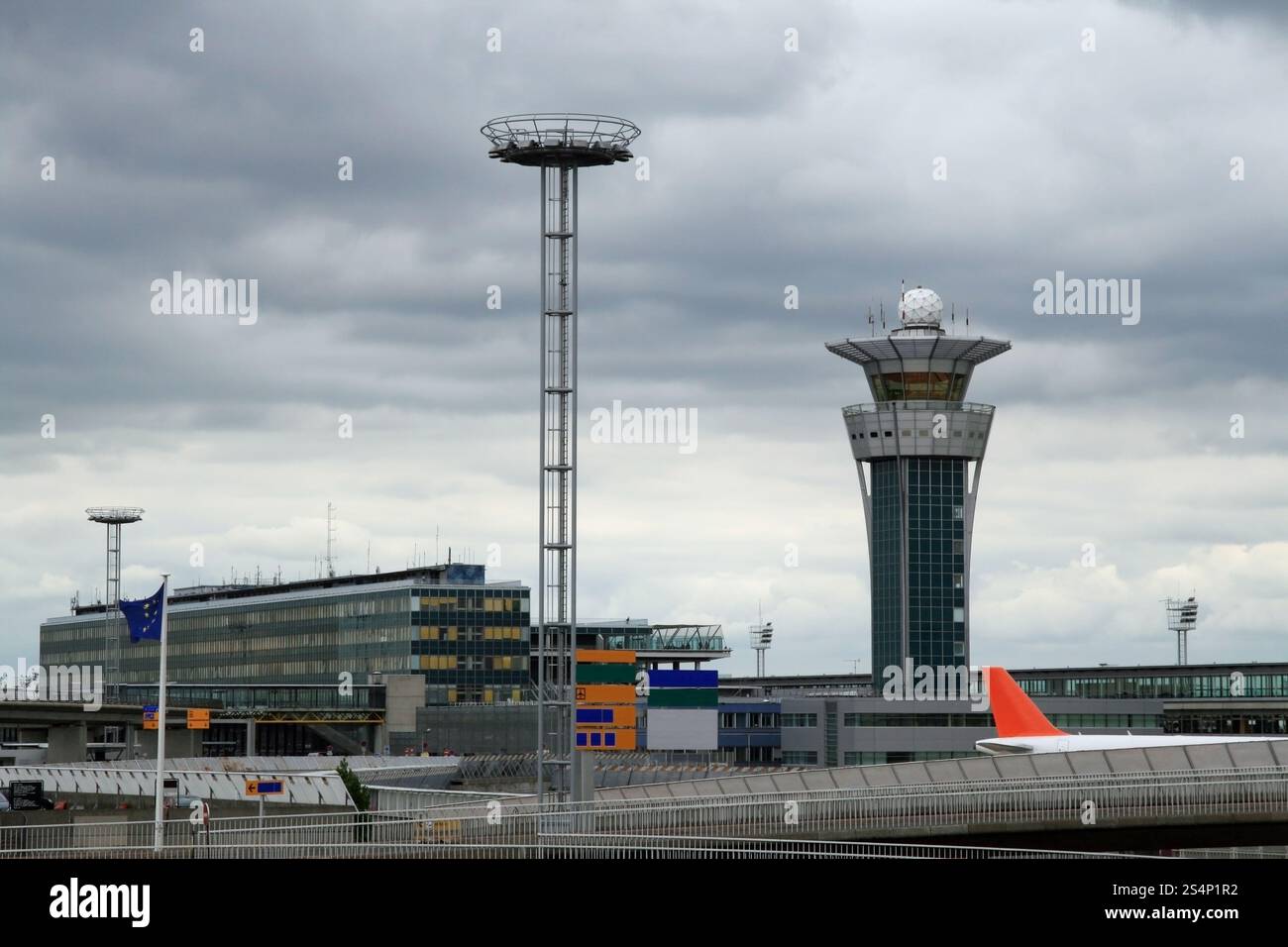 control tower in international airport. control tower Stock Photo - Alamy