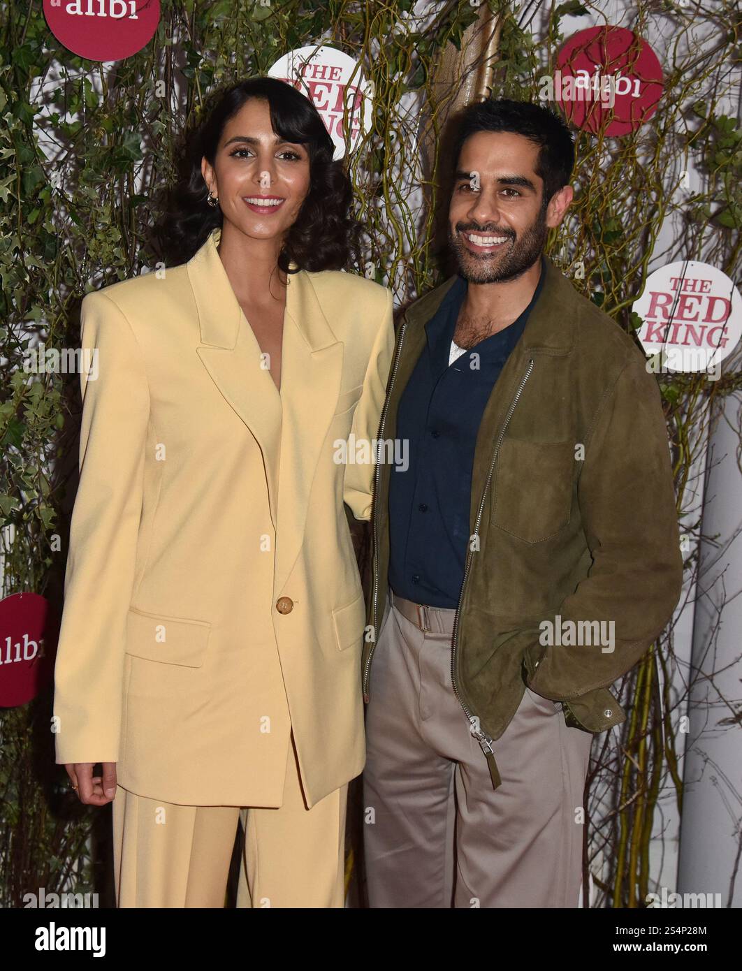 Anjli Mohindra and Sacha Dhawan attends the screening of ‘ The Red King ...