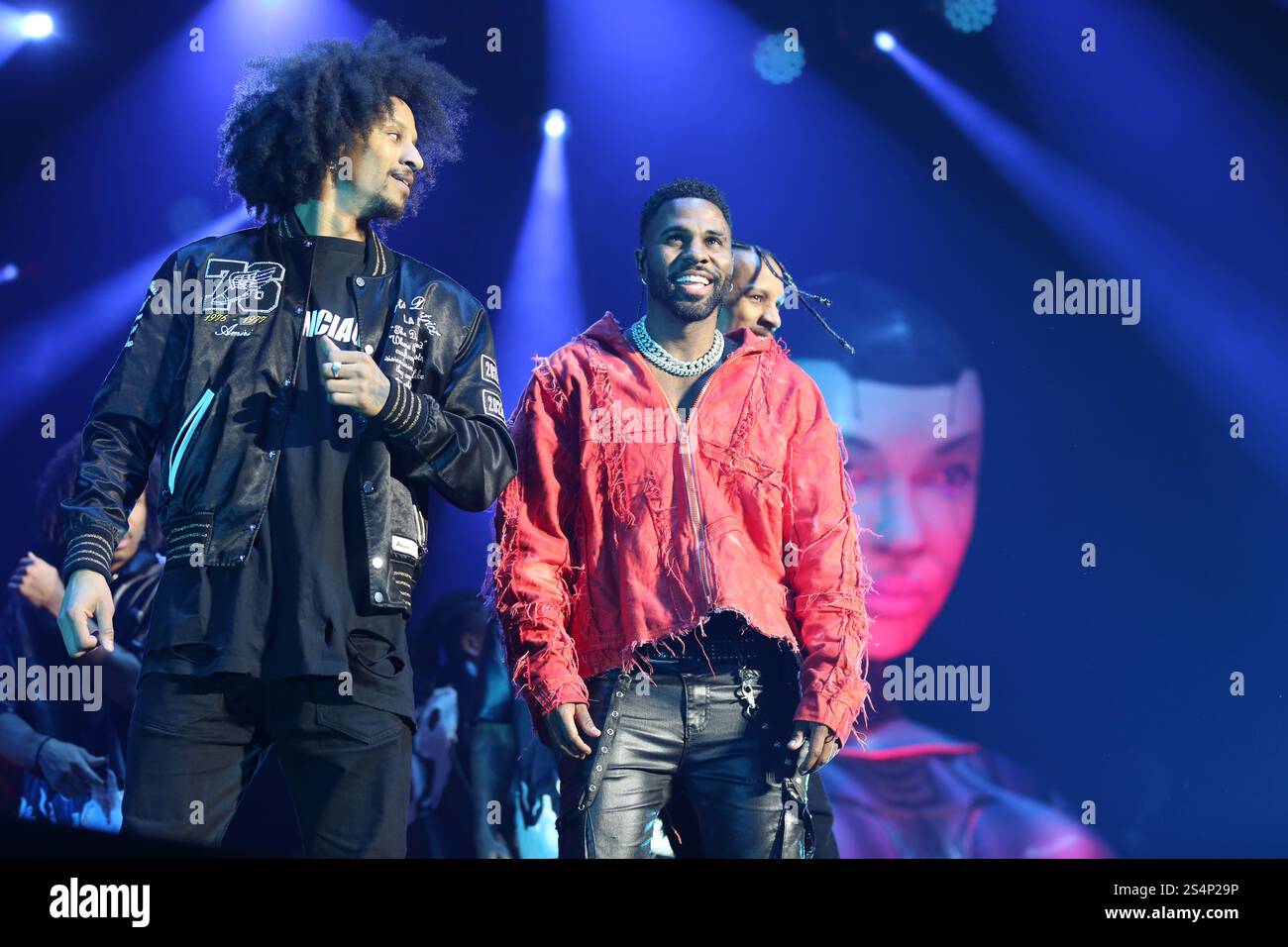 Jason Derulo performing at his Nu King World Tour at AO Arena on Sunday ...