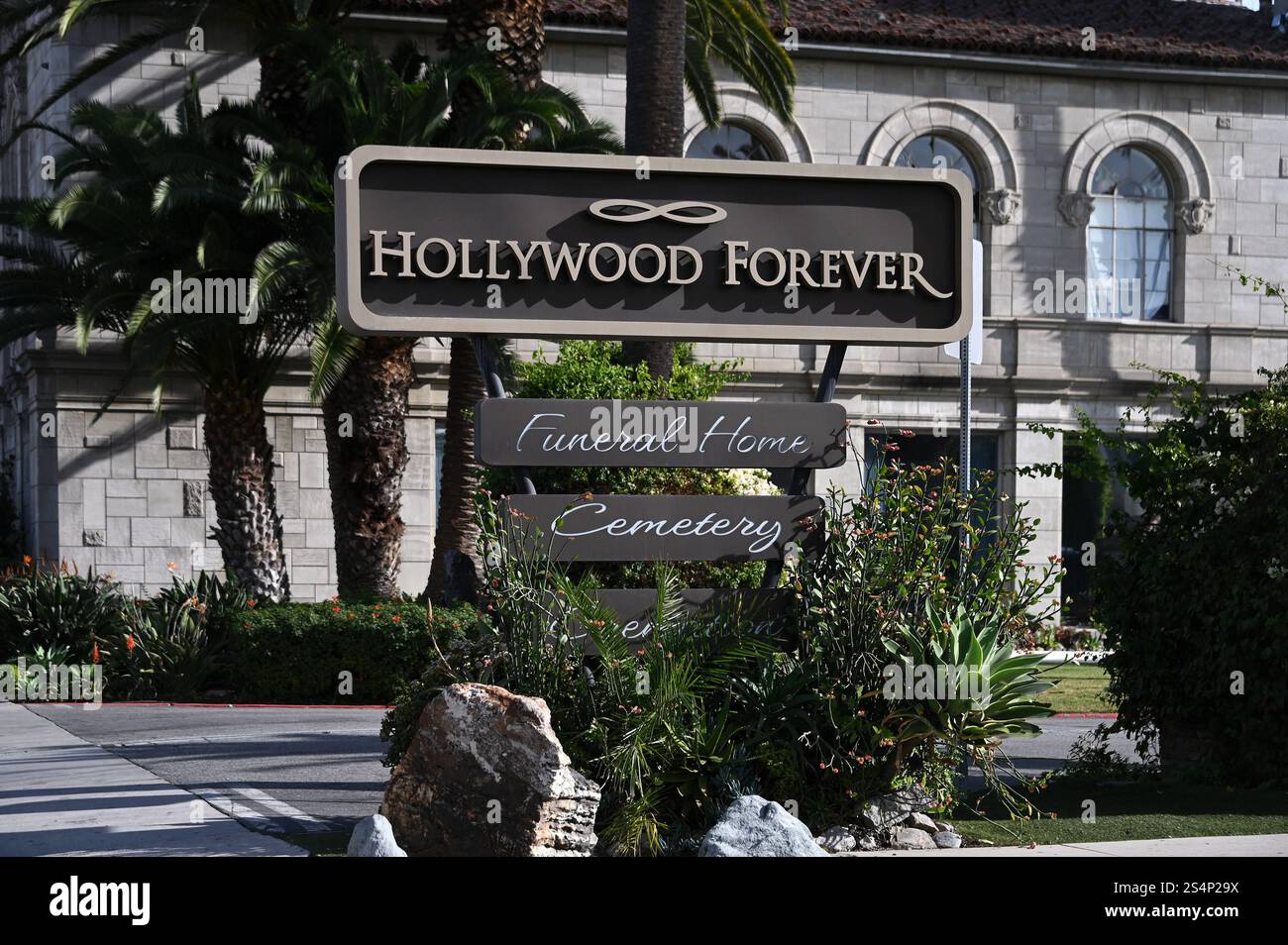 Hollywood Forever Cemetery, Hollywood, Los Angeles, California, USA ...