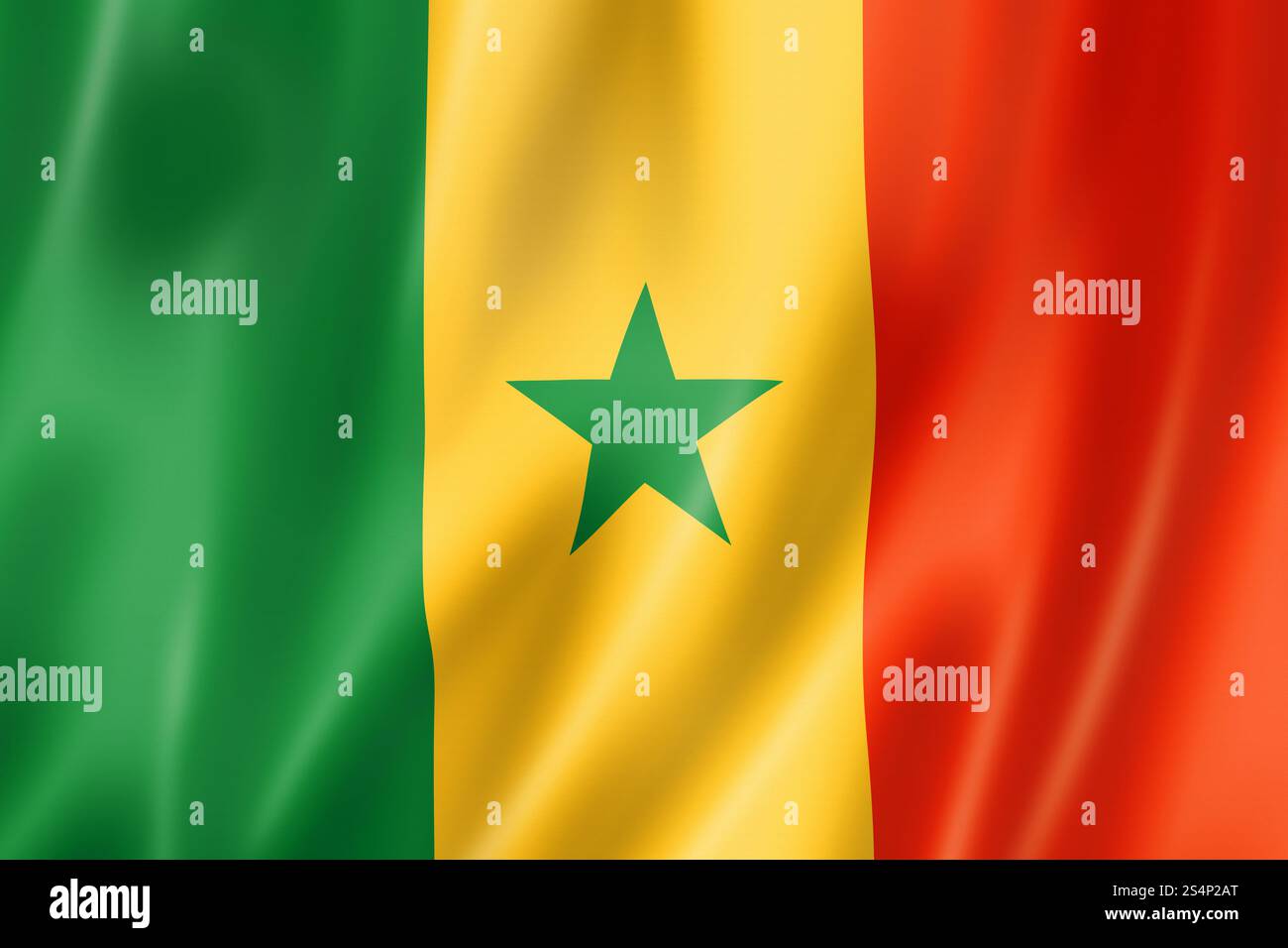 Satin texture senegalese flag hi-res stock photography and images - Alamy