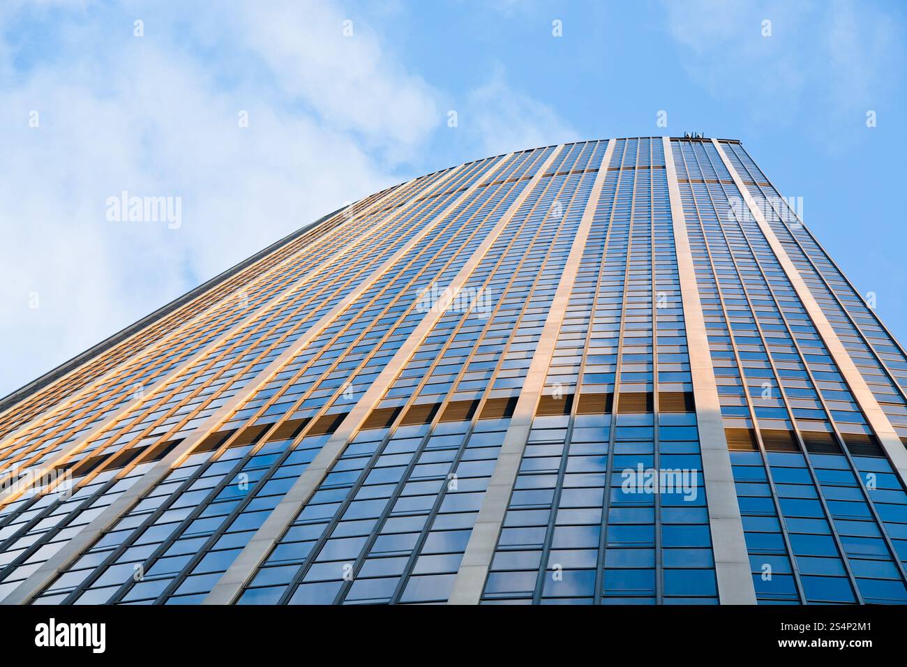 high office building from glass and metal close up Stock Photo - Alamy