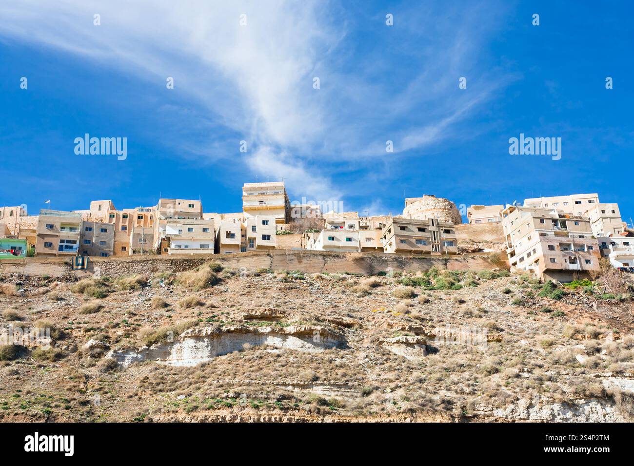 Town village on hill hi-res stock photography and images - Alamy