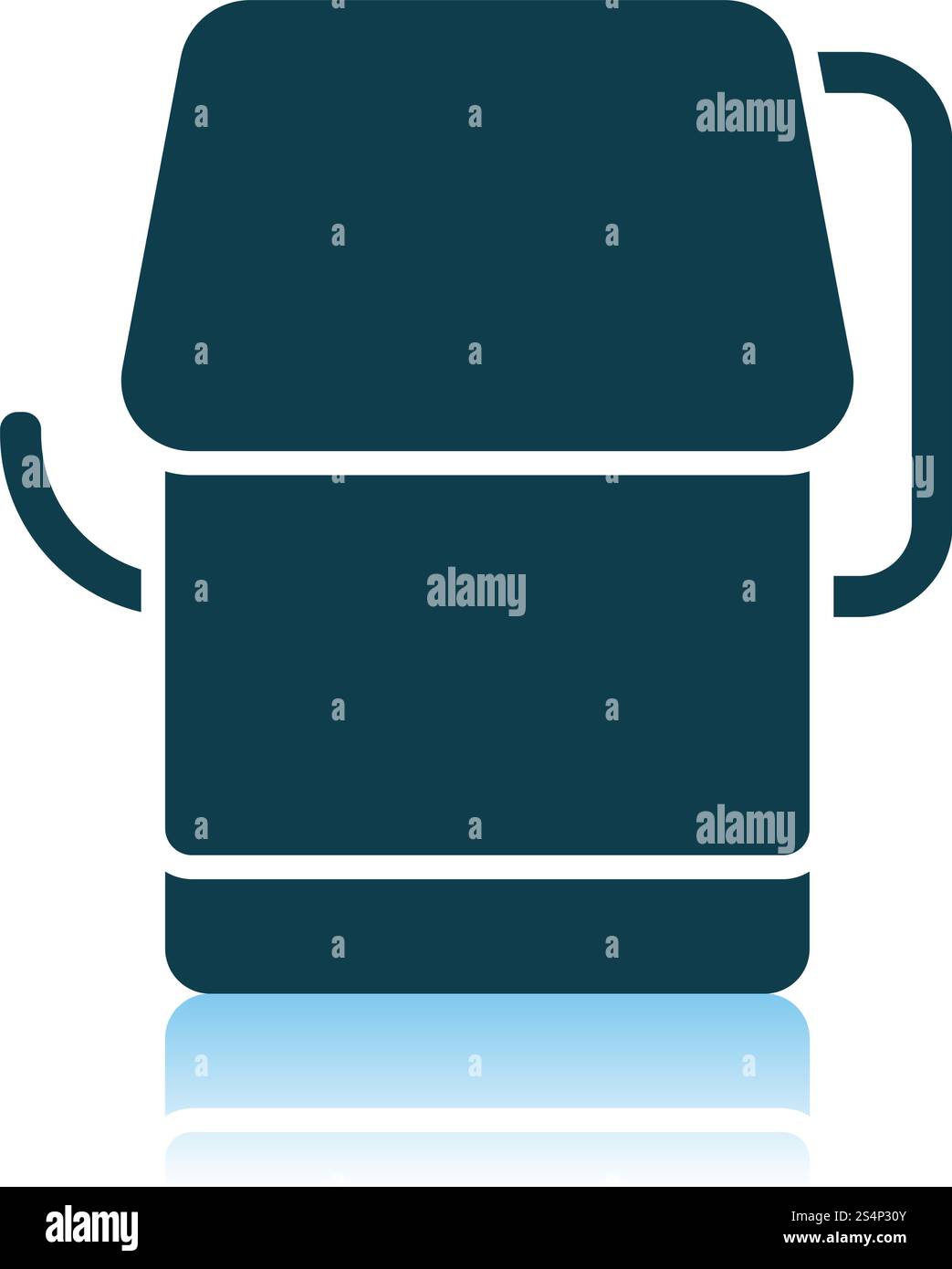 Toilet Paper Icon. Shadow Reflection Design. Vector Illustration Stock ...