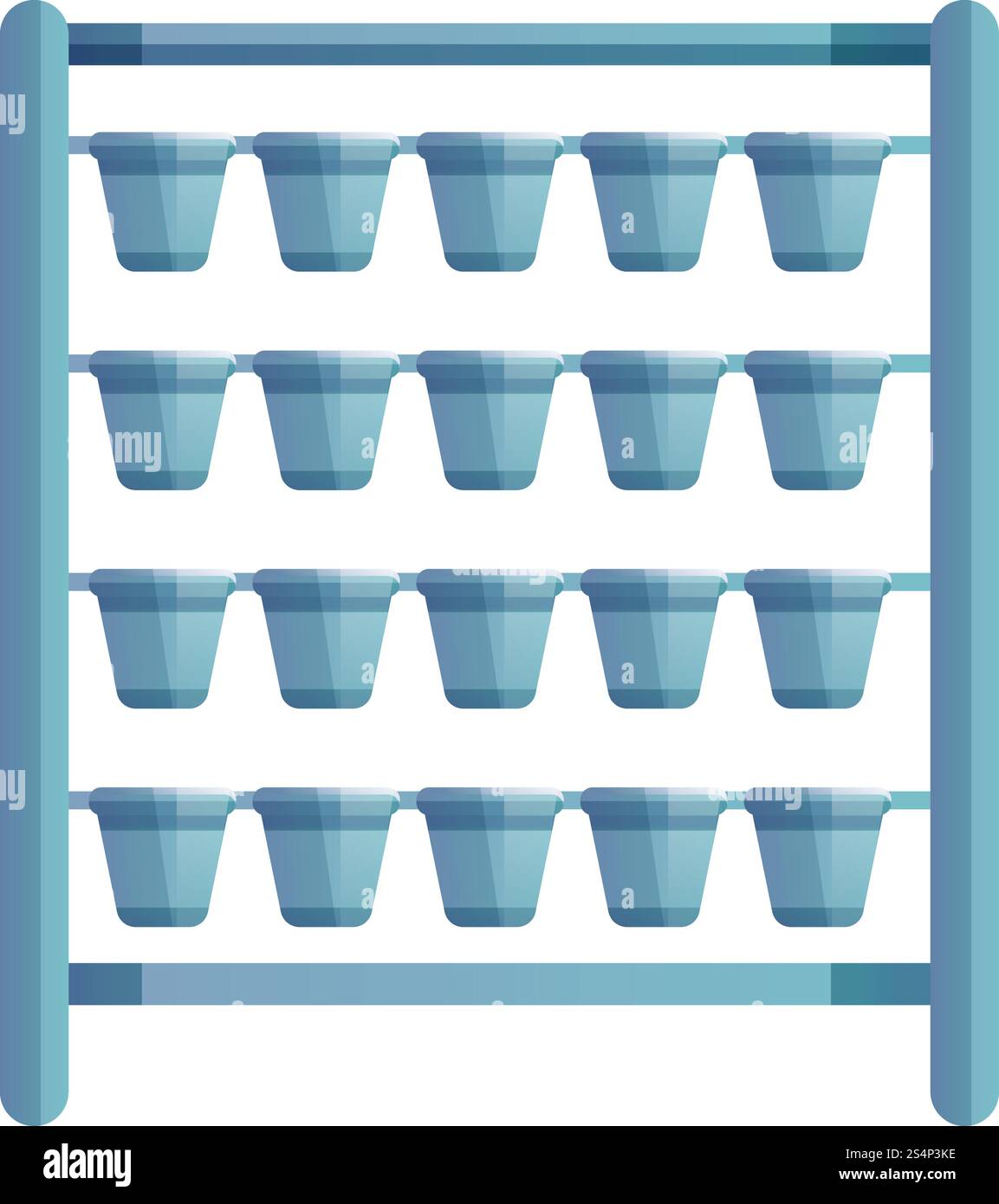 Bread form factory icon. Cartoon of bread form factory vector icon for ...