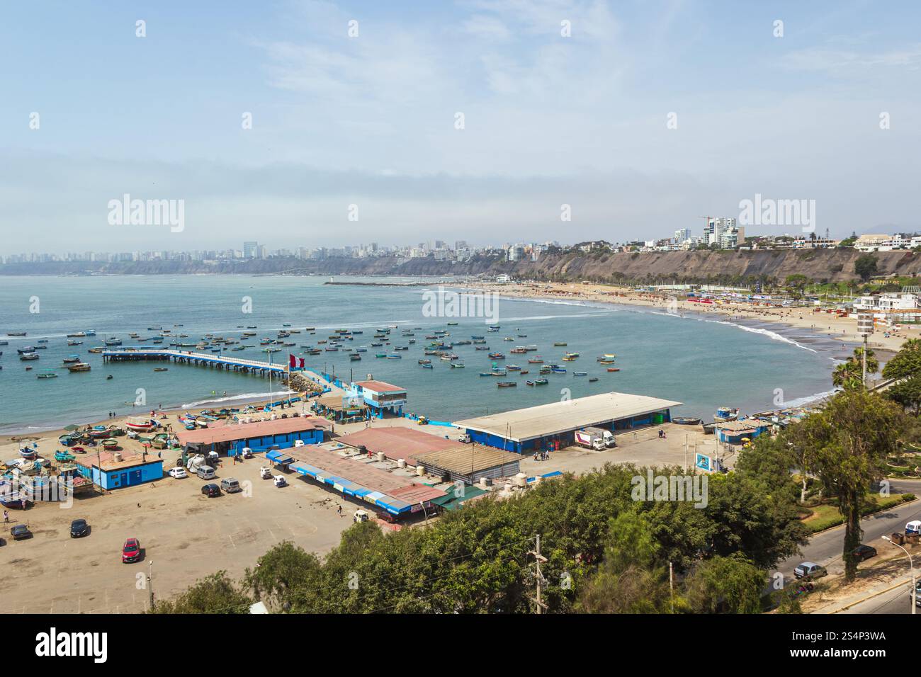 Fisherman's Wharf, Chorrillos District - Lima, Peru Stock Photo - Alamy