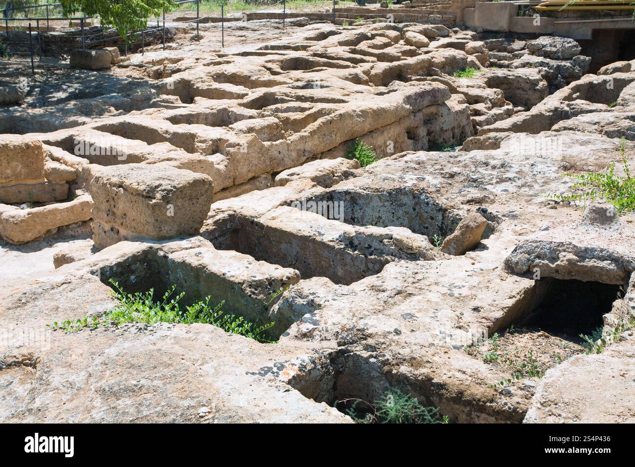 antique roman Tomb of Terone in Valley of the Temples, Agrigento ...