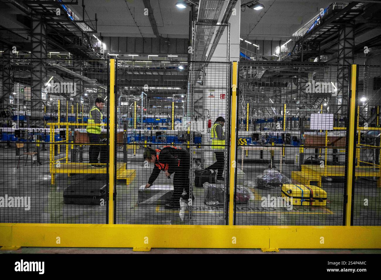 Illustration : baggage sorting and dispatching area at Charles de ...