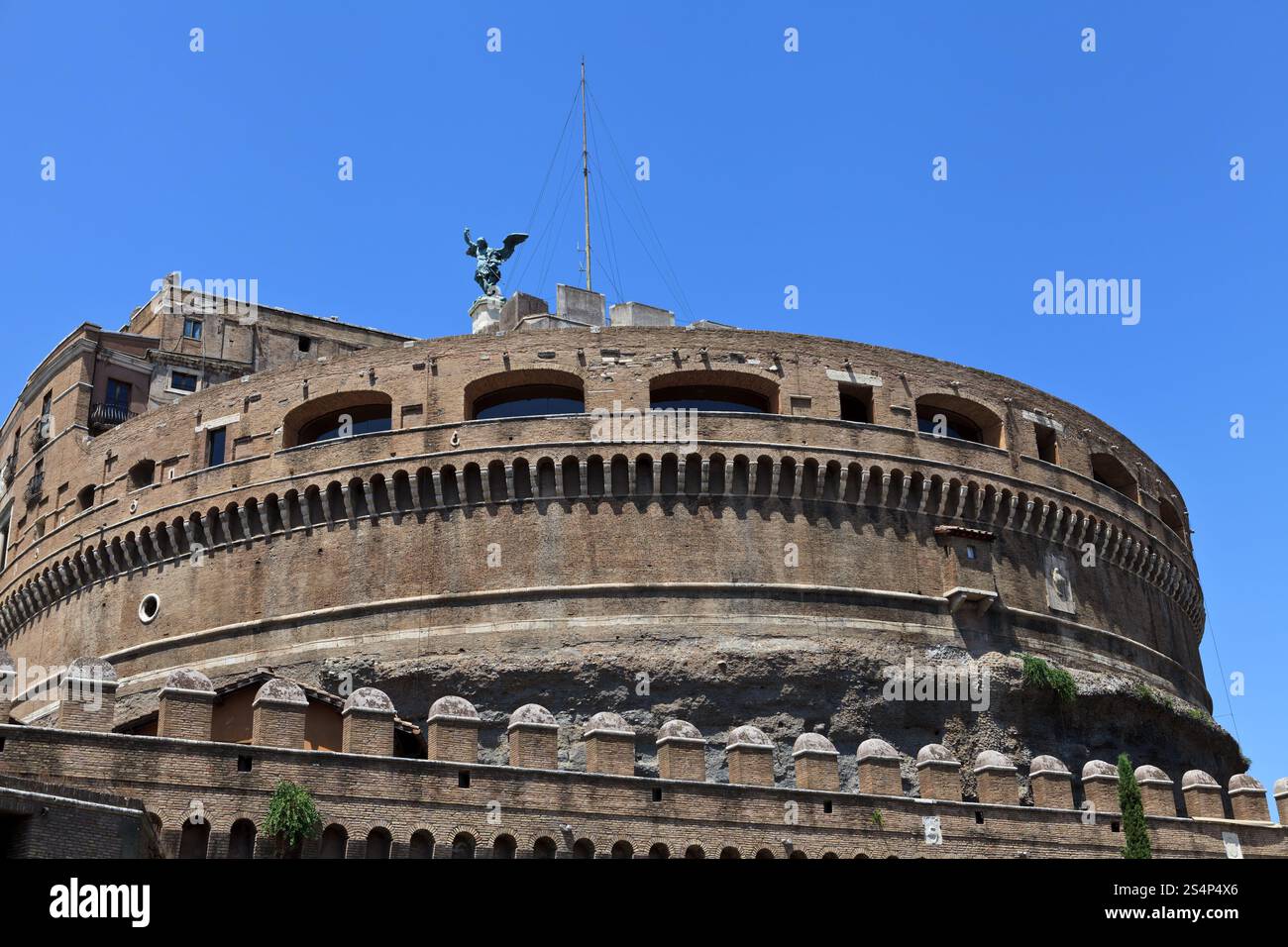 Rome angel castle hi-res stock photography and images - Alamy