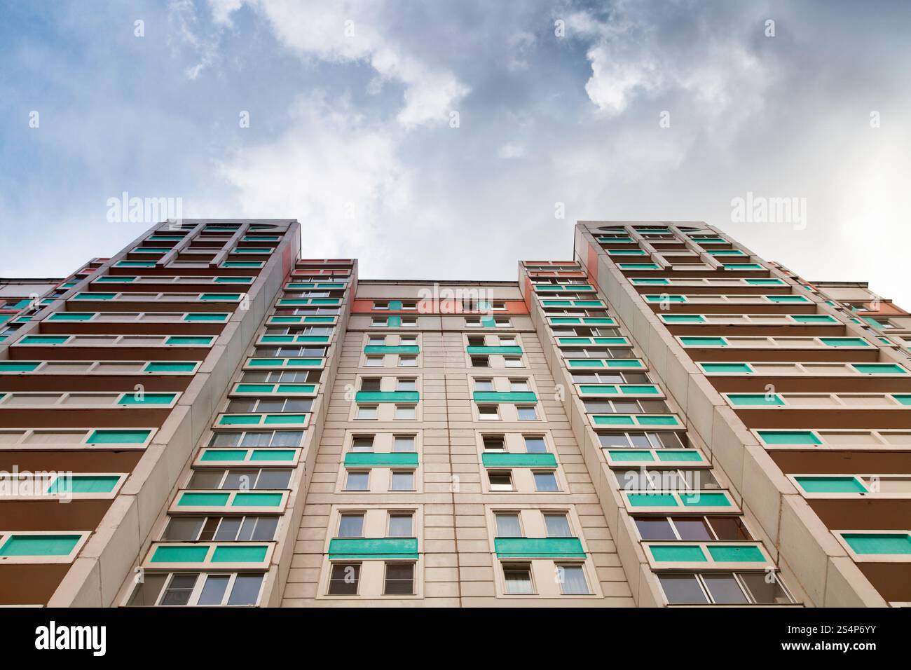 new municipal house under storm sky at summer Stock Photo - Alamy