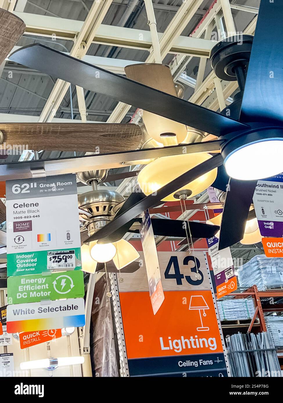 Ceiling fan shopping hi-res stock photography and images - Alamy