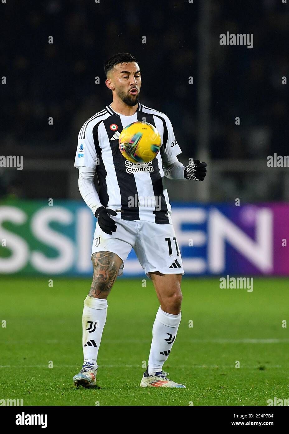 Turin, Italy. 11th Jan, 2025. Nicolas Gonzales of Juventus FC during ...
