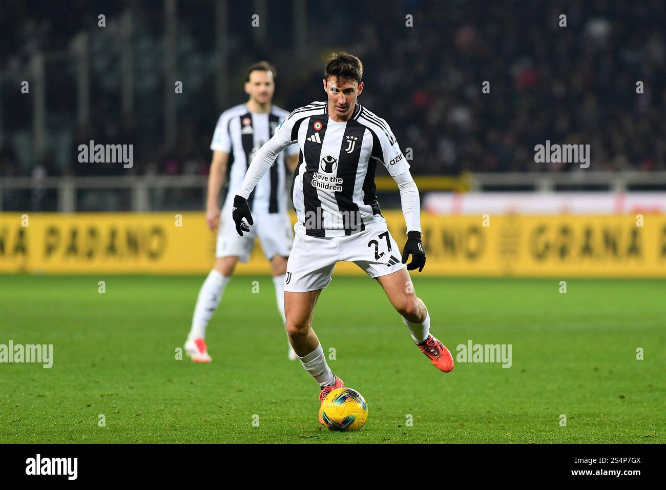 Turin, Italy. 11th Jan, 2025. Andrea Cambiaso of Juventus FC during Serie A 2024/25 match ...