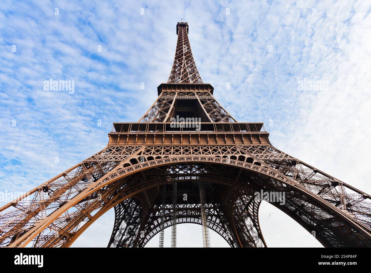 arch supports of Eiffel Tower in Paris Stock Photo - Alamy
