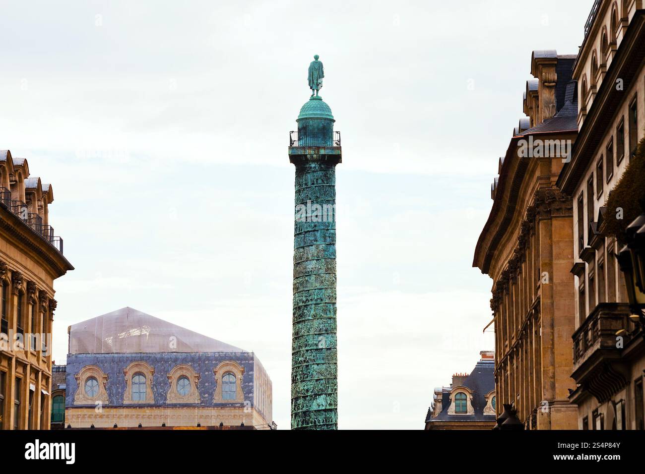 Vendome Column on Vendome square in Paris Stock Photo - Alamy