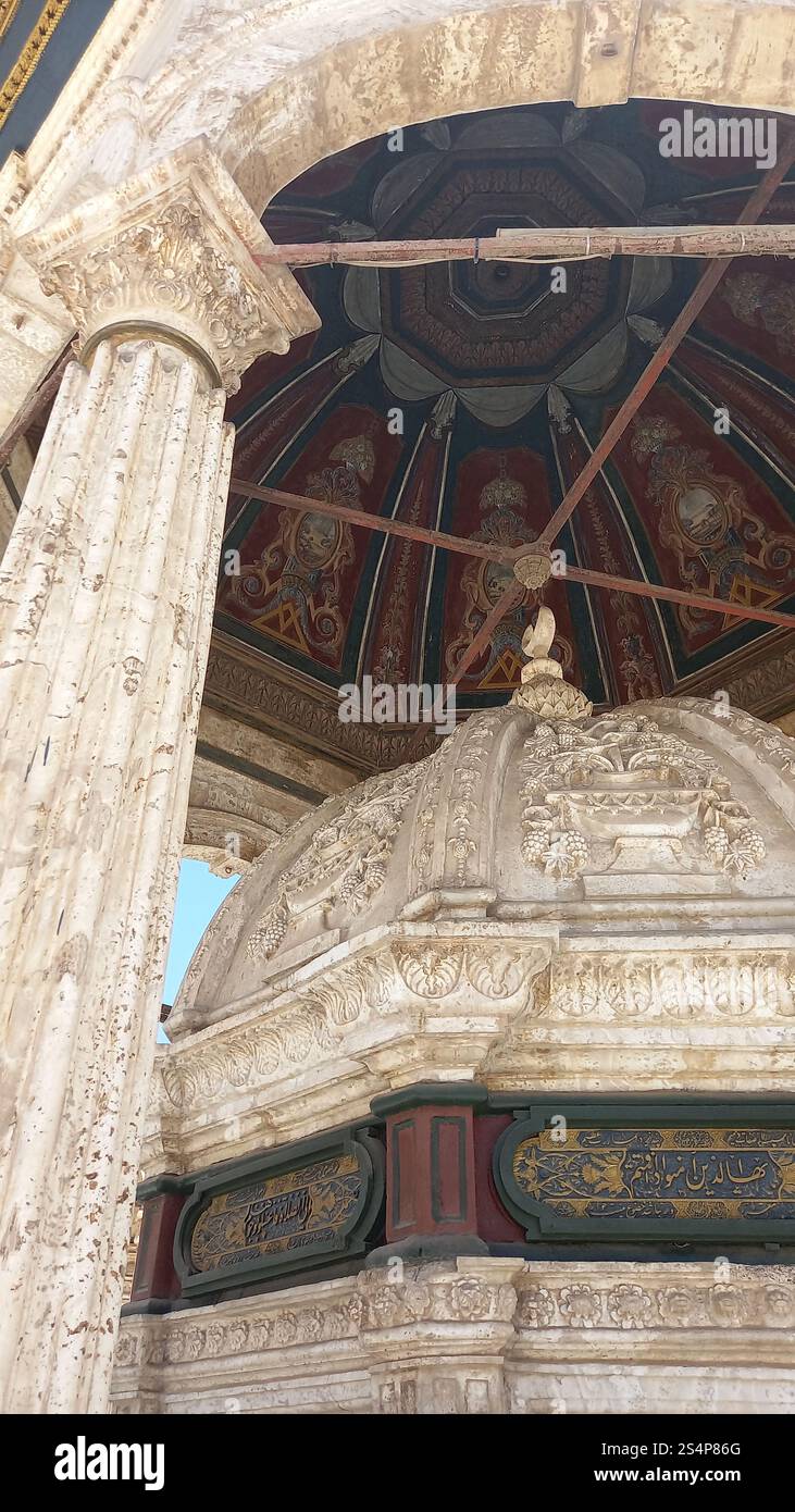 Ablution Fountain in The Mosque of Muhammad Ali, Cairo Citadel, Egypt ...