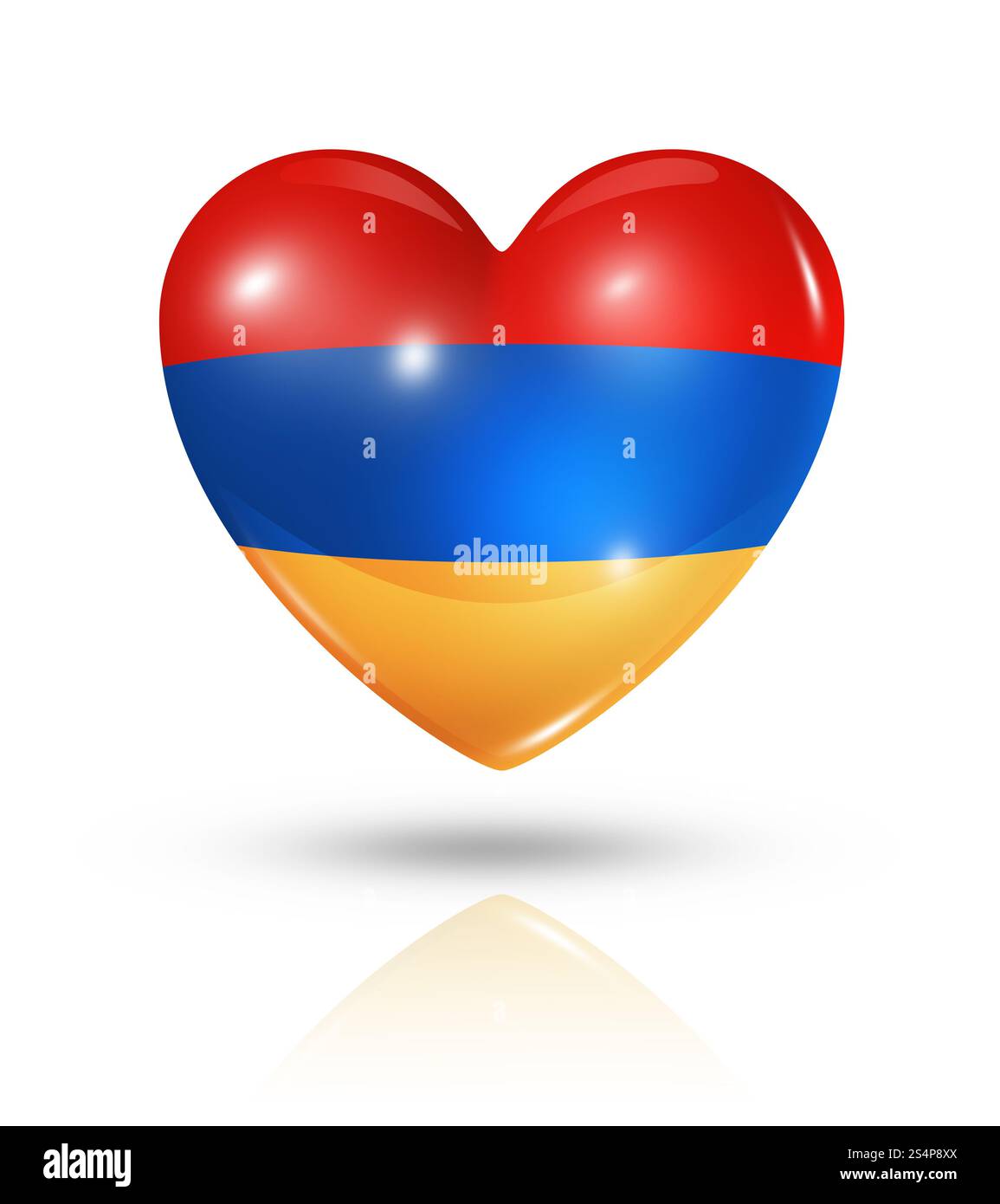 Heart armenian flag 3d hi-res stock photography and images - Alamy
