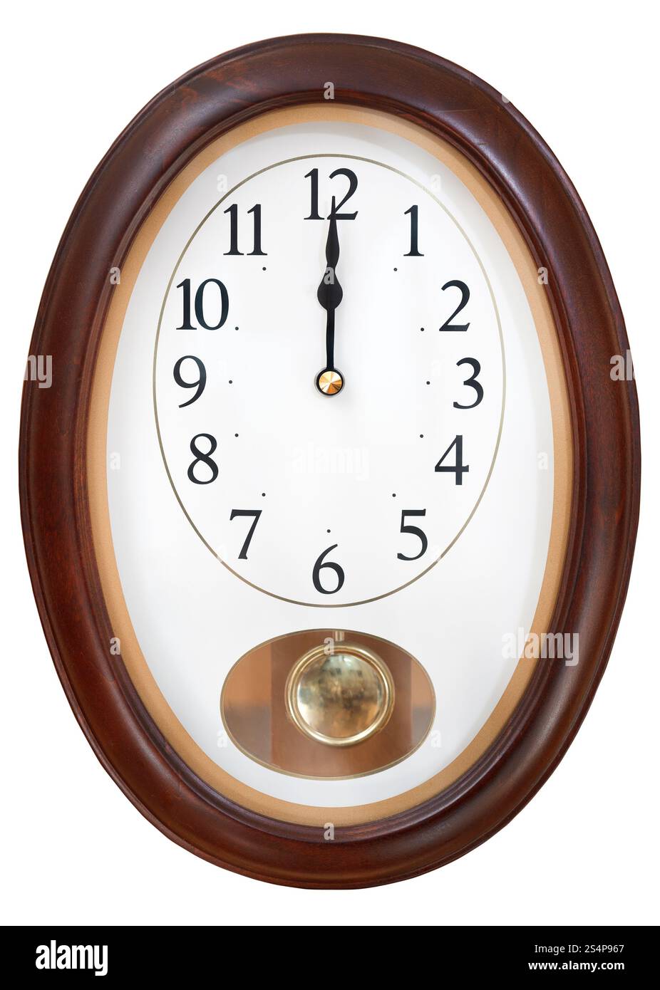 Wall clock midnight hi-res stock photography and images - Alamy