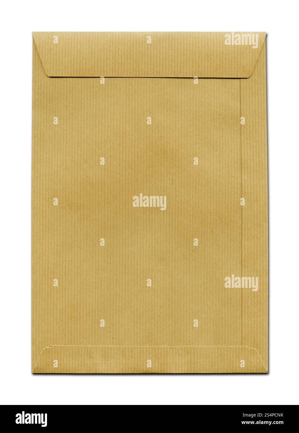 Brown paper textured envelope isolated on white with clipping path. Brown paper envelope Stock ...