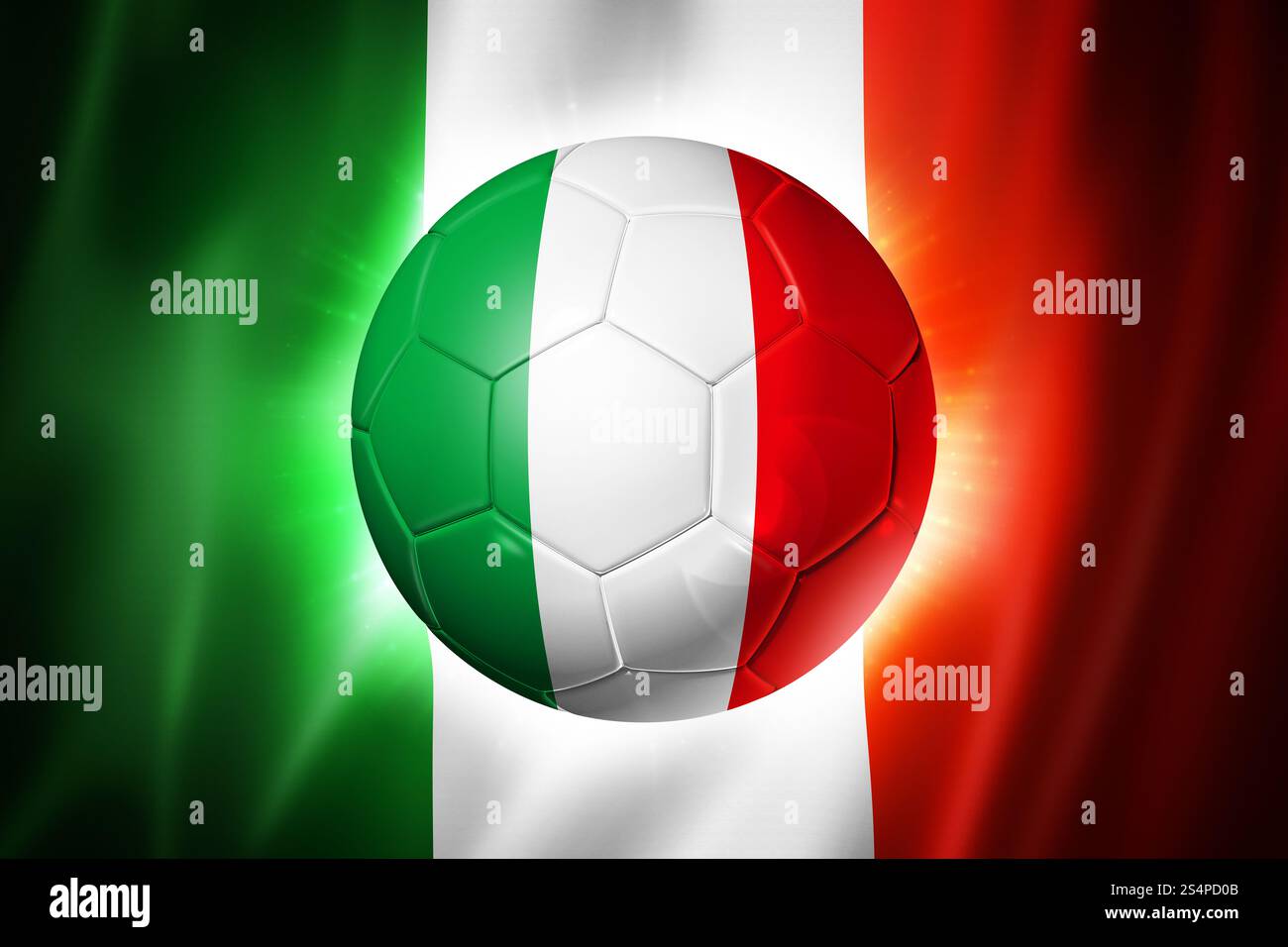 3d soccer ball italia hi-res stock photography and images - Alamy