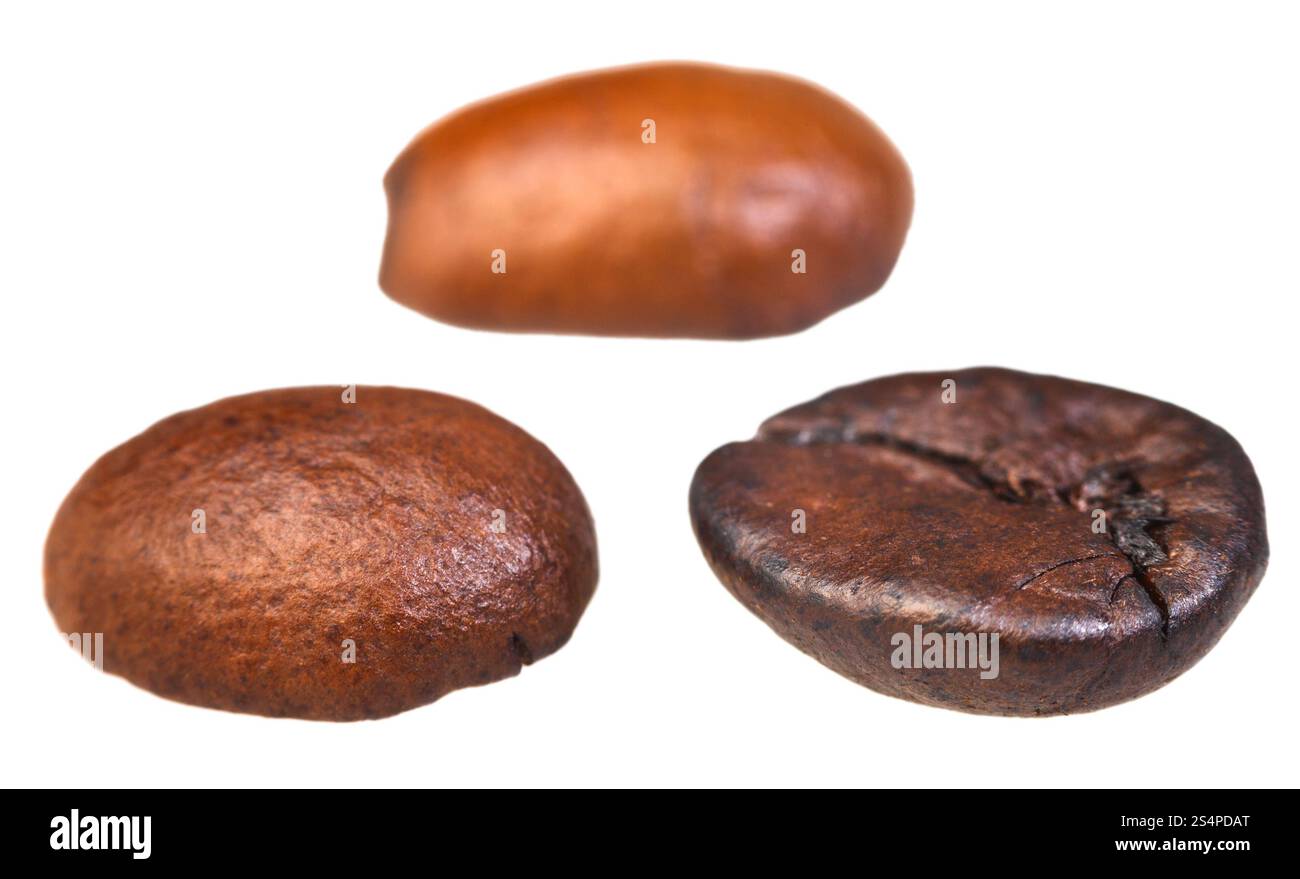 Three coffee beans on hi-res stock photography and images - Alamy