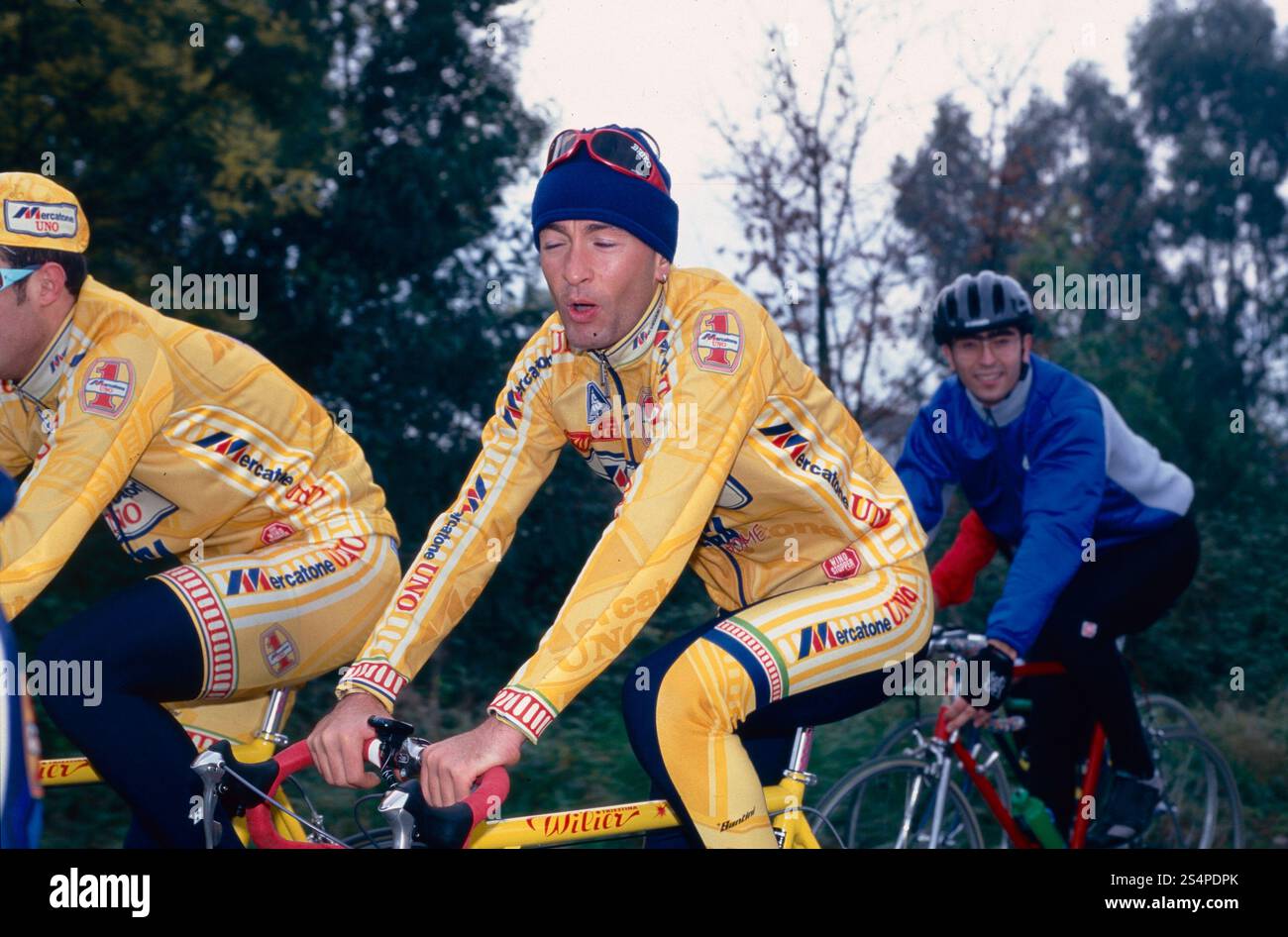 Italian professional road racing cyclist Marco Pantani, 1997 Stock ...