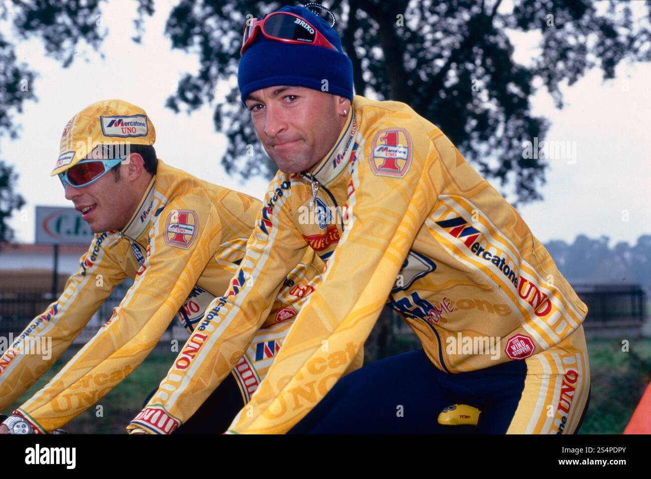 Italian professional road racing cyclist Marco Pantani, 1997 Stock ...