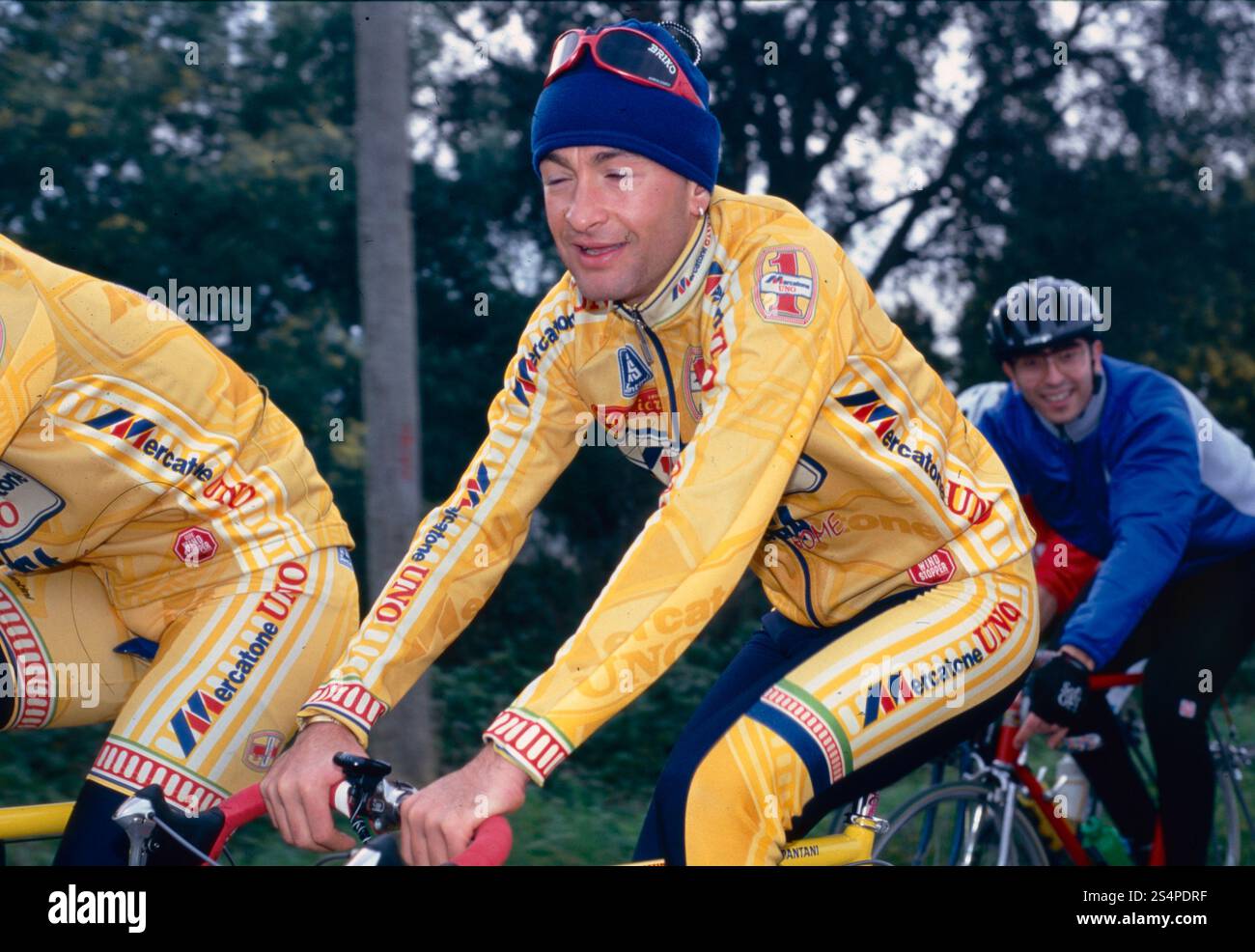 Italian professional road racing cyclist Marco Pantani, 1997 Stock ...