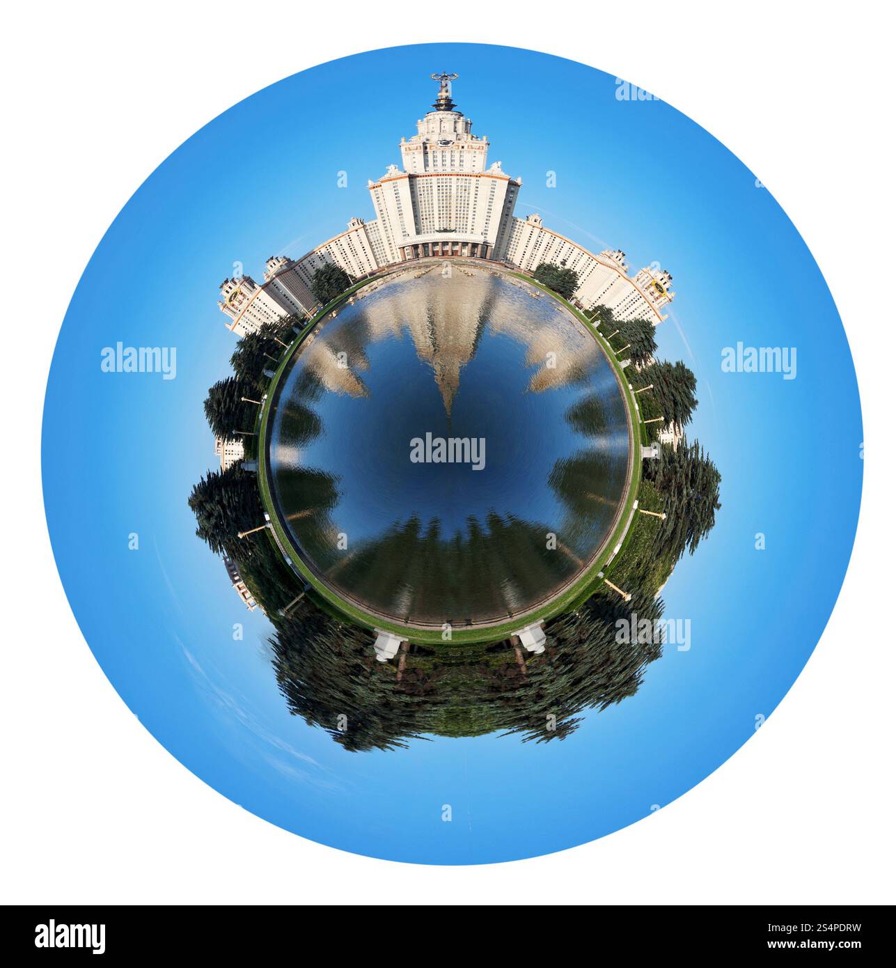 Scenic summer panoramic view Cut Out Stock Images & Pictures - Alamy