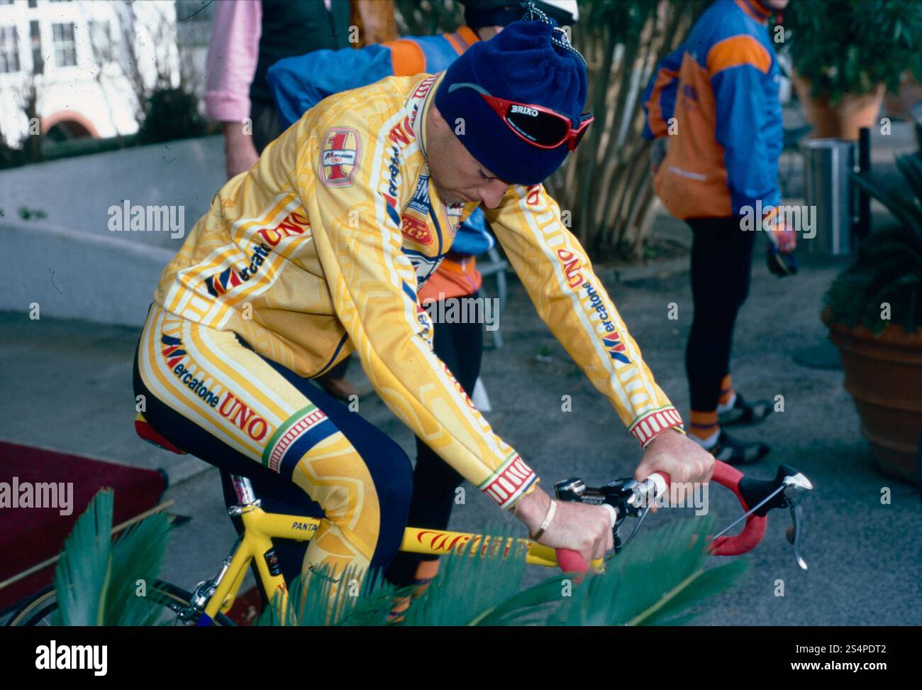Italian professional road racing cyclist Marco Pantani, 1997 Stock ...