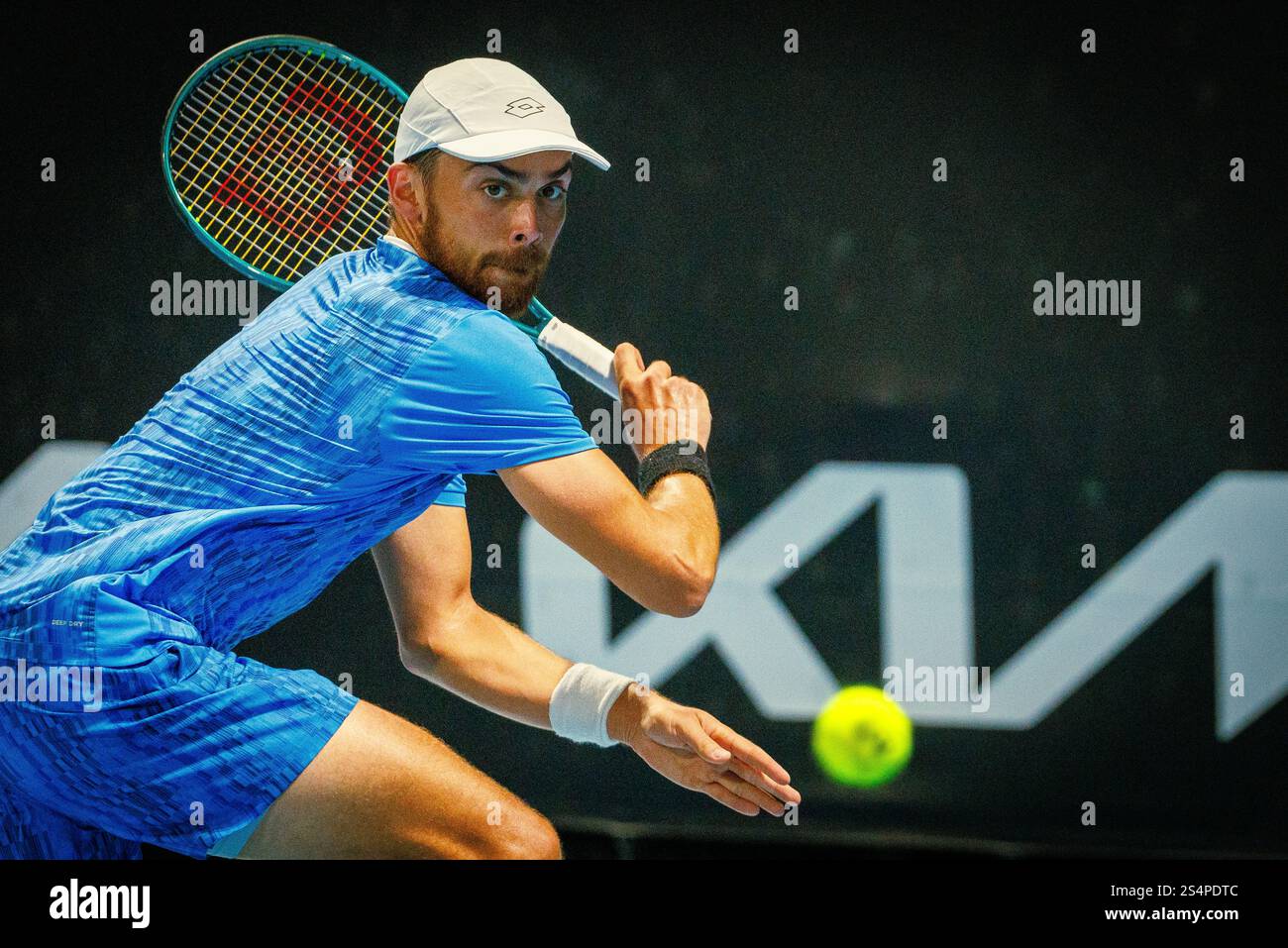 Melbourne, Australia. 13th Jan, 2025. French Benjamin Bonzi pictured ...