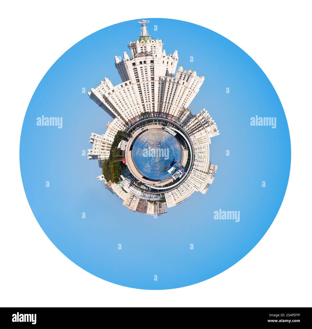 High rise building town Cut Out Stock Images & Pictures - Alamy