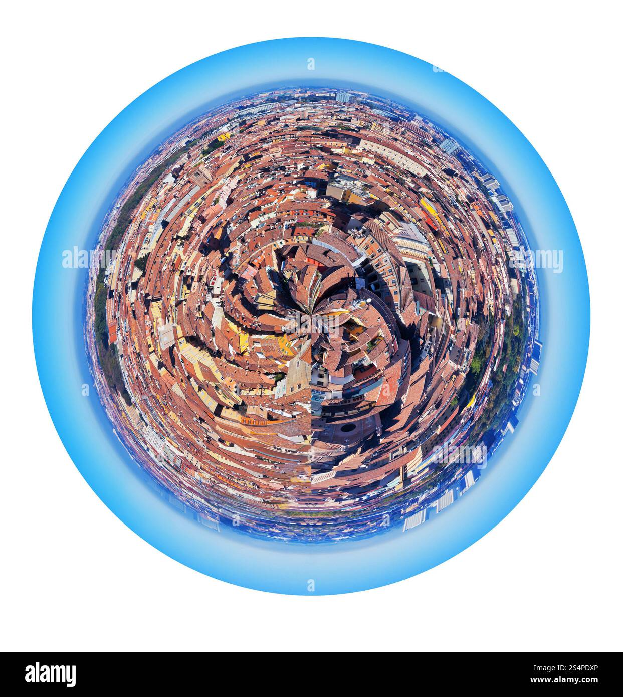 Panorama view historical old Cut Out Stock Images & Pictures - Alamy