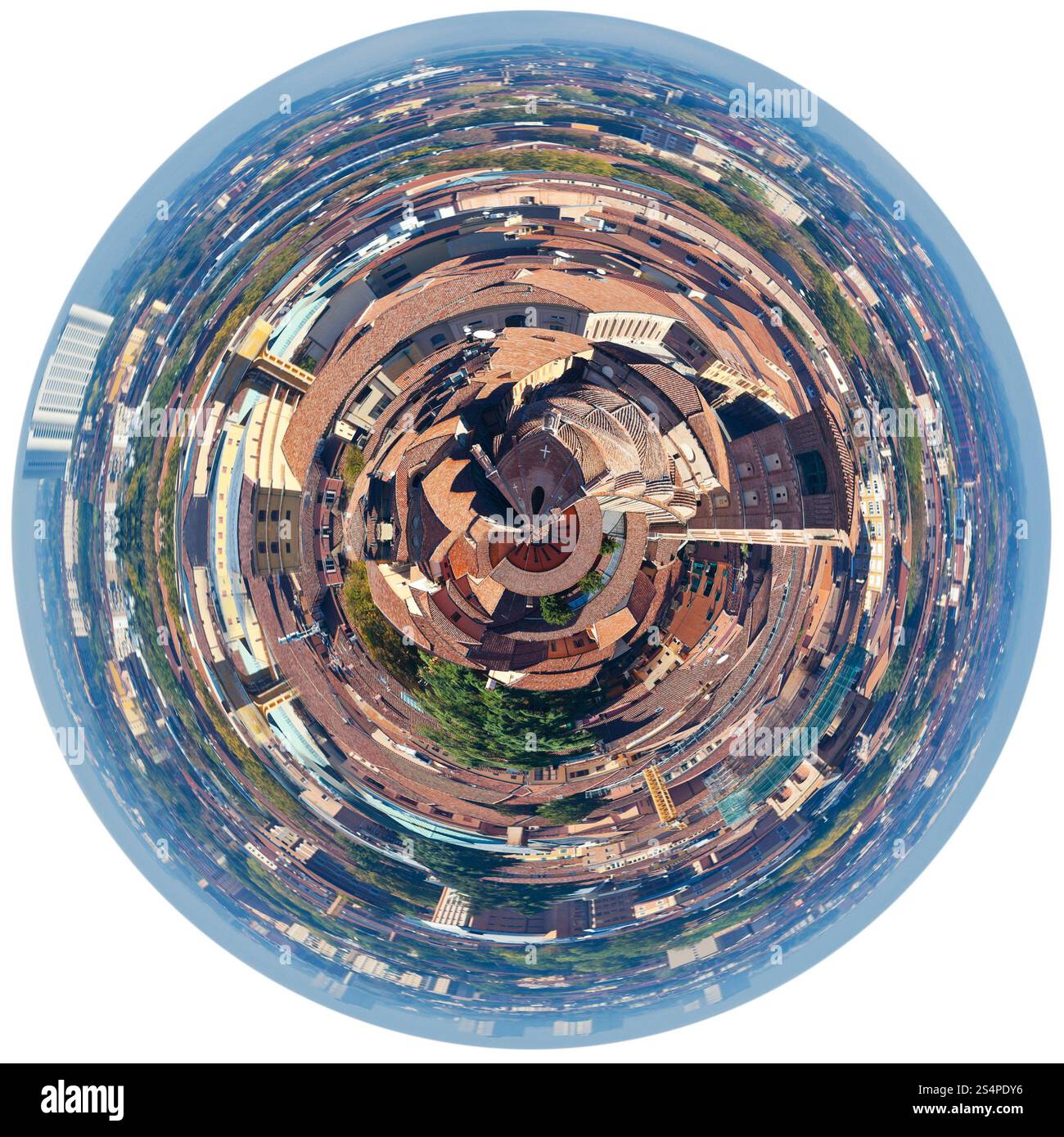 Cityscape little town on Cut Out Stock Images & Pictures - Alamy