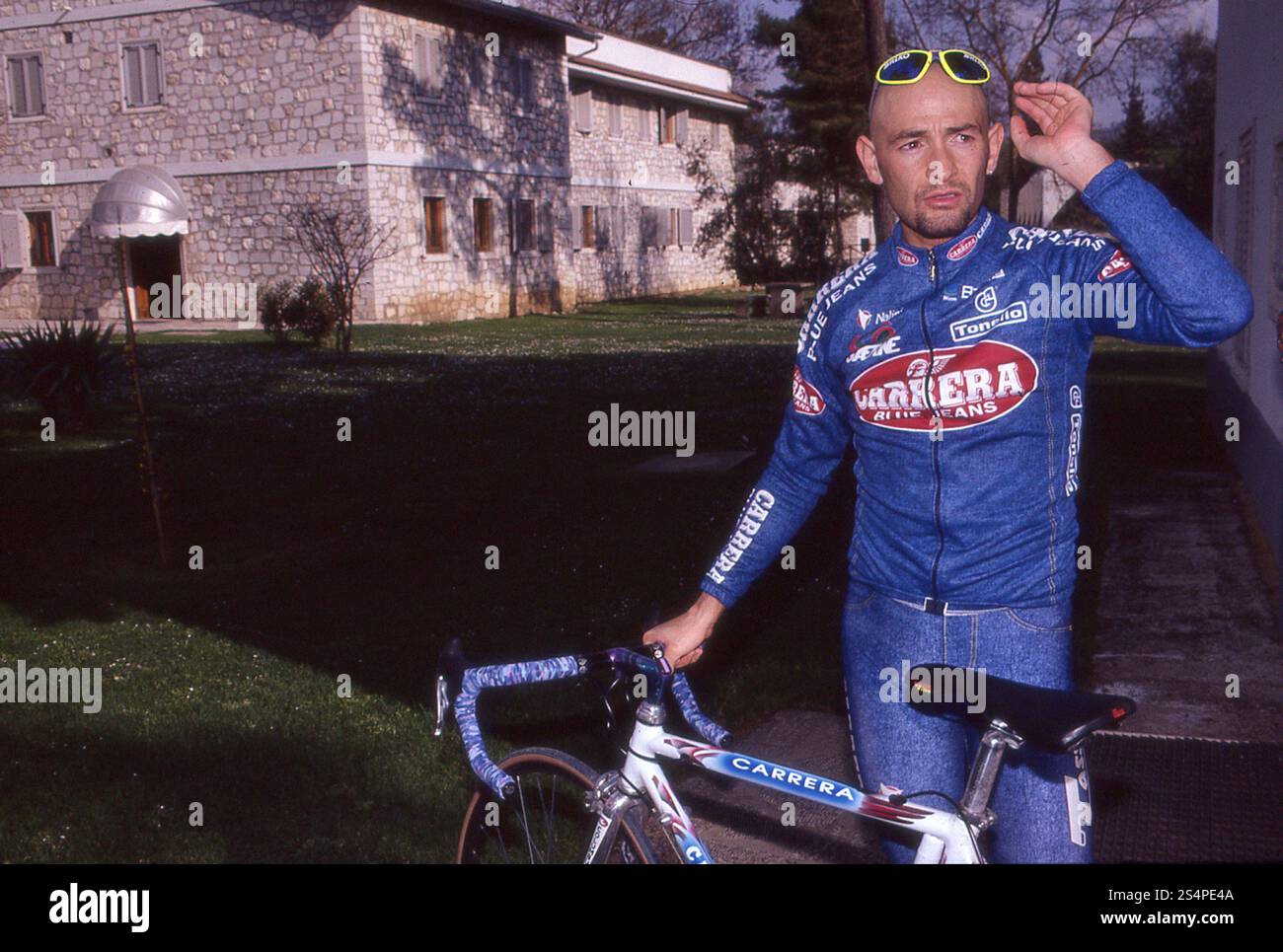 Italian professional road racing cyclist Marco Pantani, 1997 Stock ...